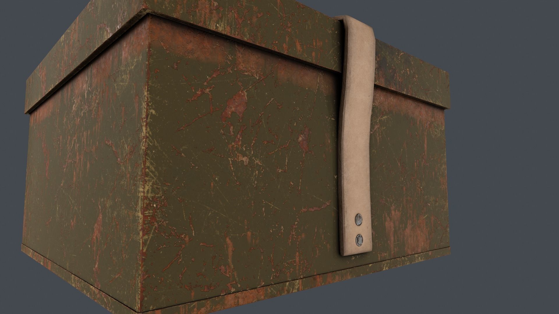 3D model Old Military Ration Box VR / AR / low-poly | CGTrader