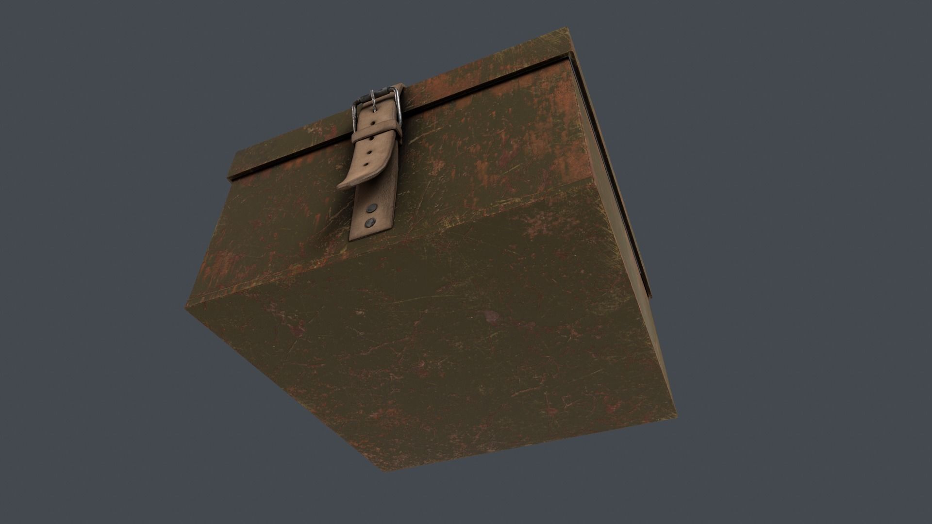3D model Old Military Ration Box VR / AR / low-poly | CGTrader