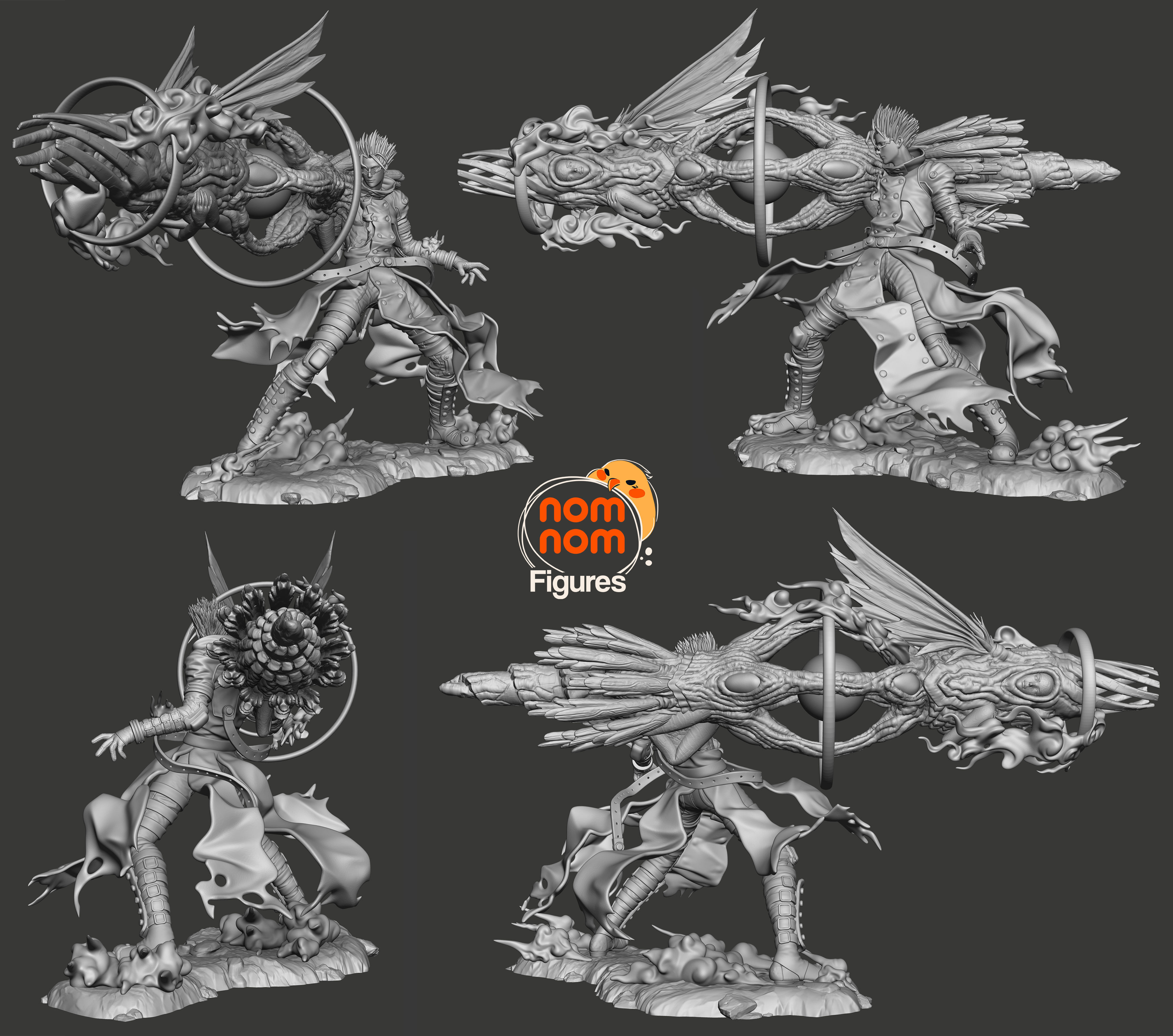Vash the Stampede from Trigun 3D model 3D printable | CGTrader