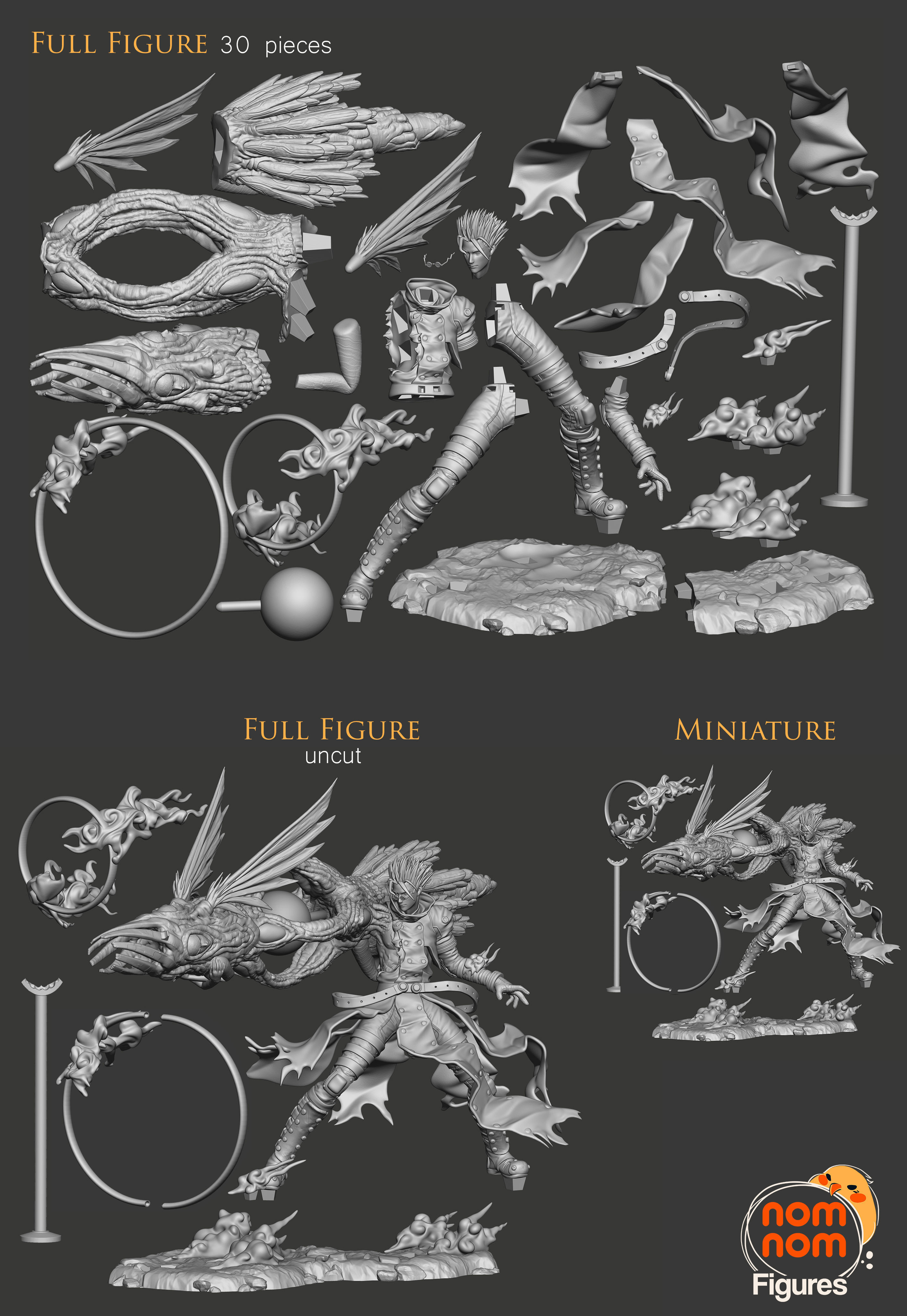 Vash the Stampede from Trigun 3D model 3D printable | CGTrader