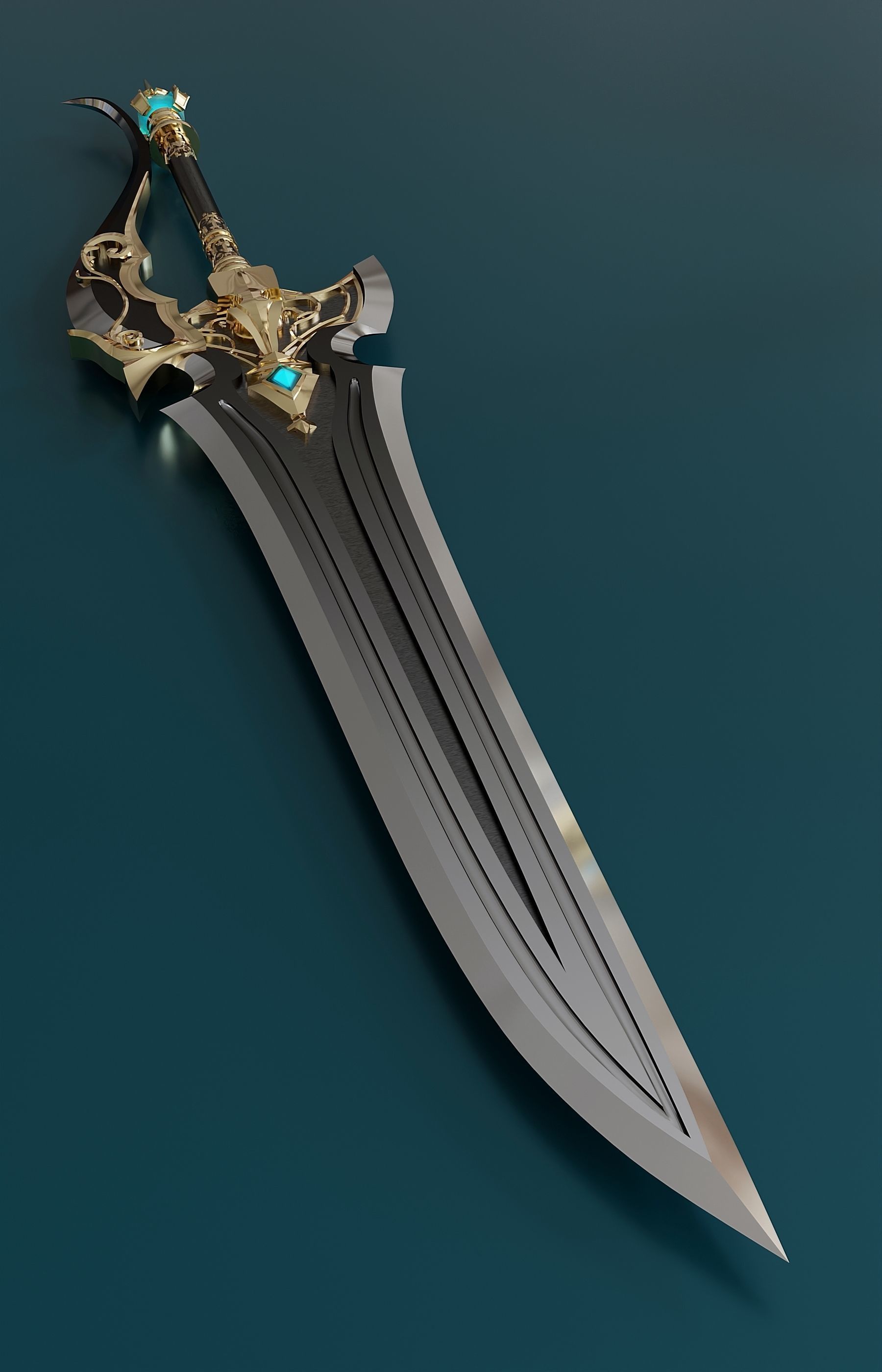 Fantasy weapon set 6 3D model | CGTrader