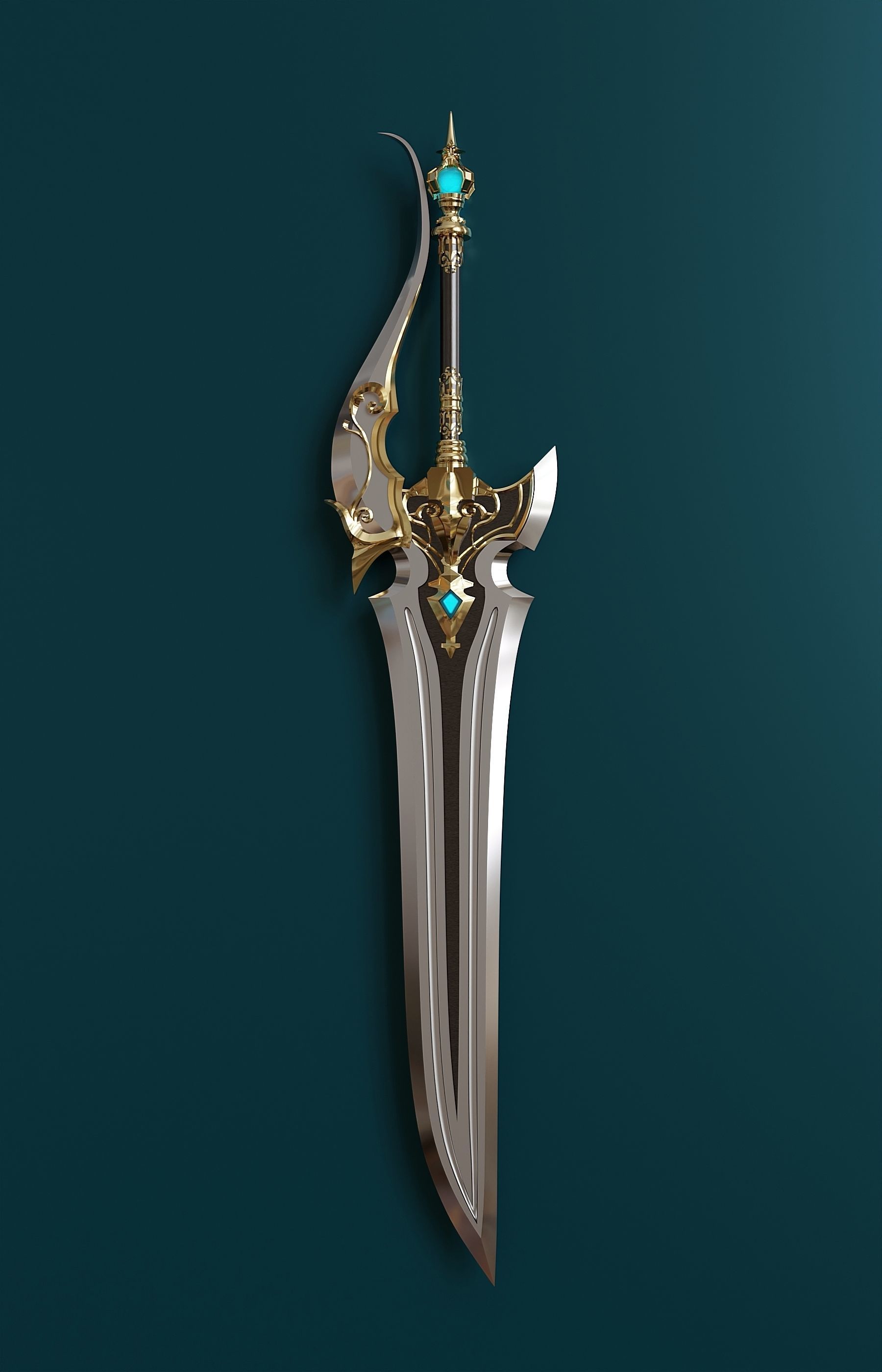 Fantasy weapon set 6 3D model | CGTrader