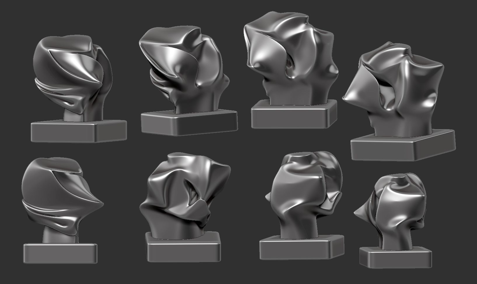Conceptual sculpture 07 free 3D model 3D printable | CGTrader