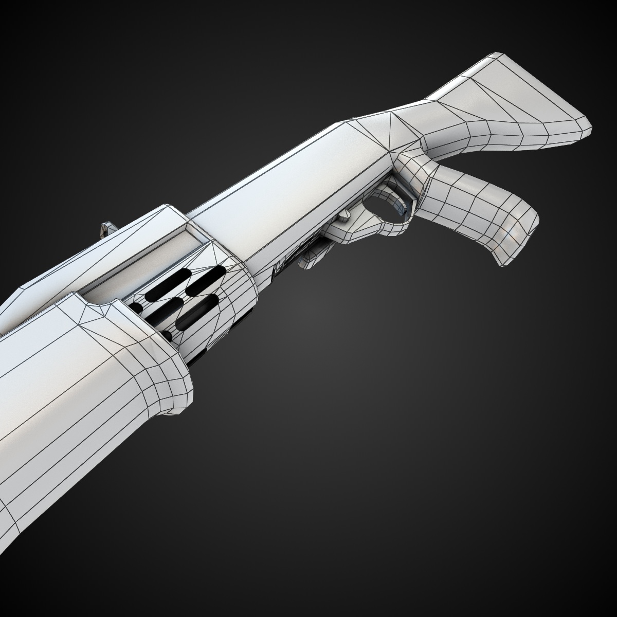 3D model SPAS-12 Shotgun VR / AR / low-poly | CGTrader