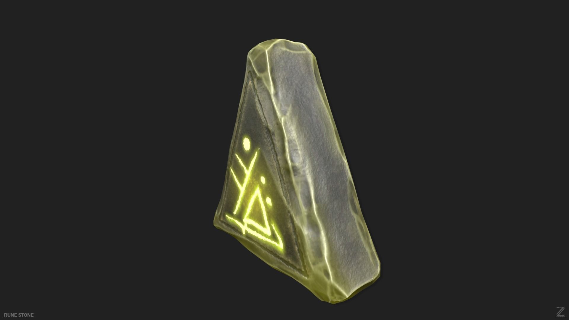 3D model Rune stone VR / AR / low-poly | CGTrader