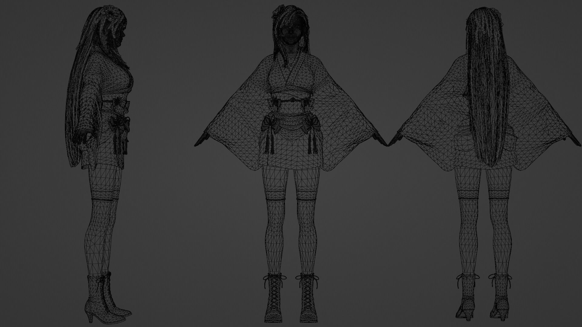 3D model Tifa Lockhart VR / AR / low-poly | CGTrader