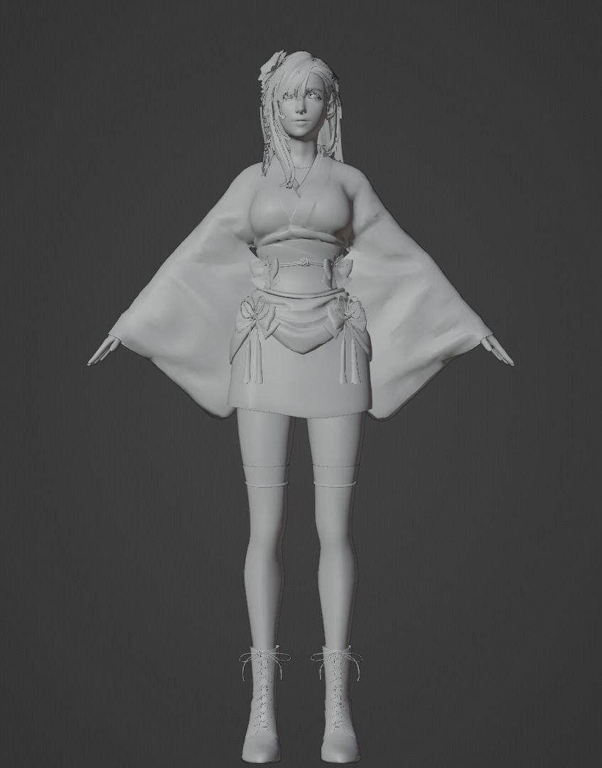 3D model Tifa Lockhart VR / AR / low-poly | CGTrader