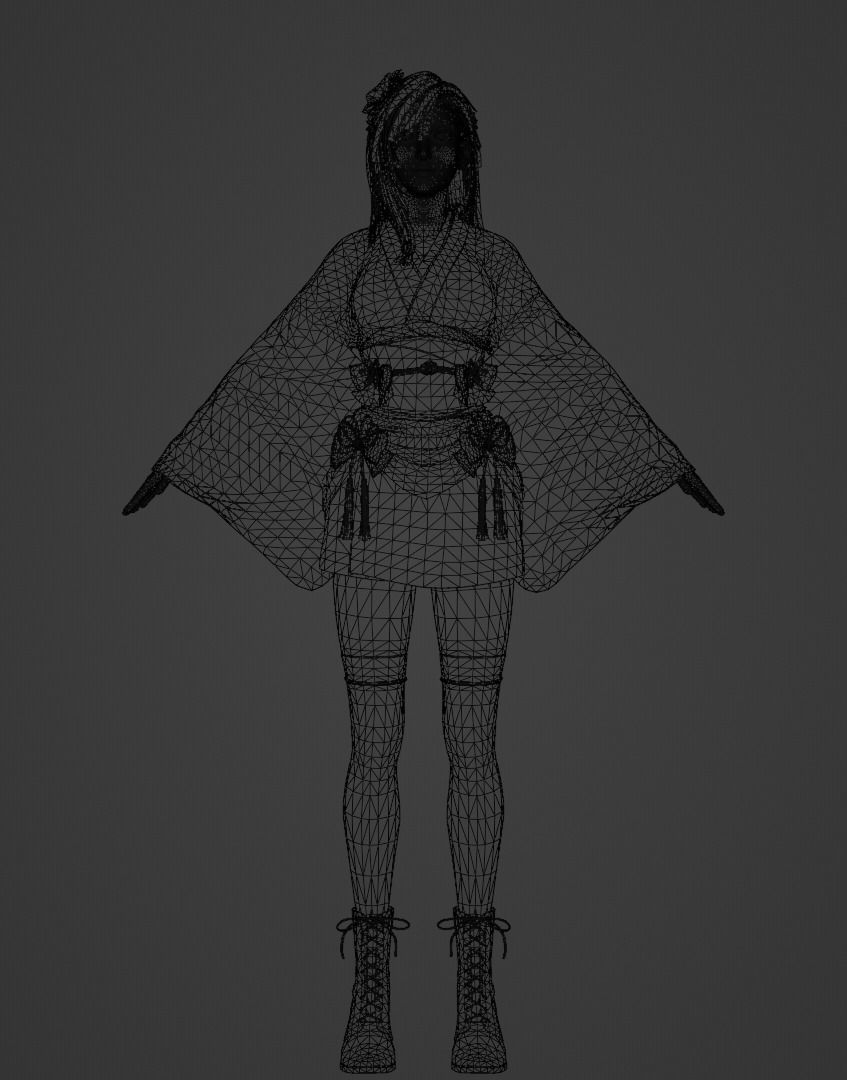 3D model Tifa Lockhart VR / AR / low-poly | CGTrader