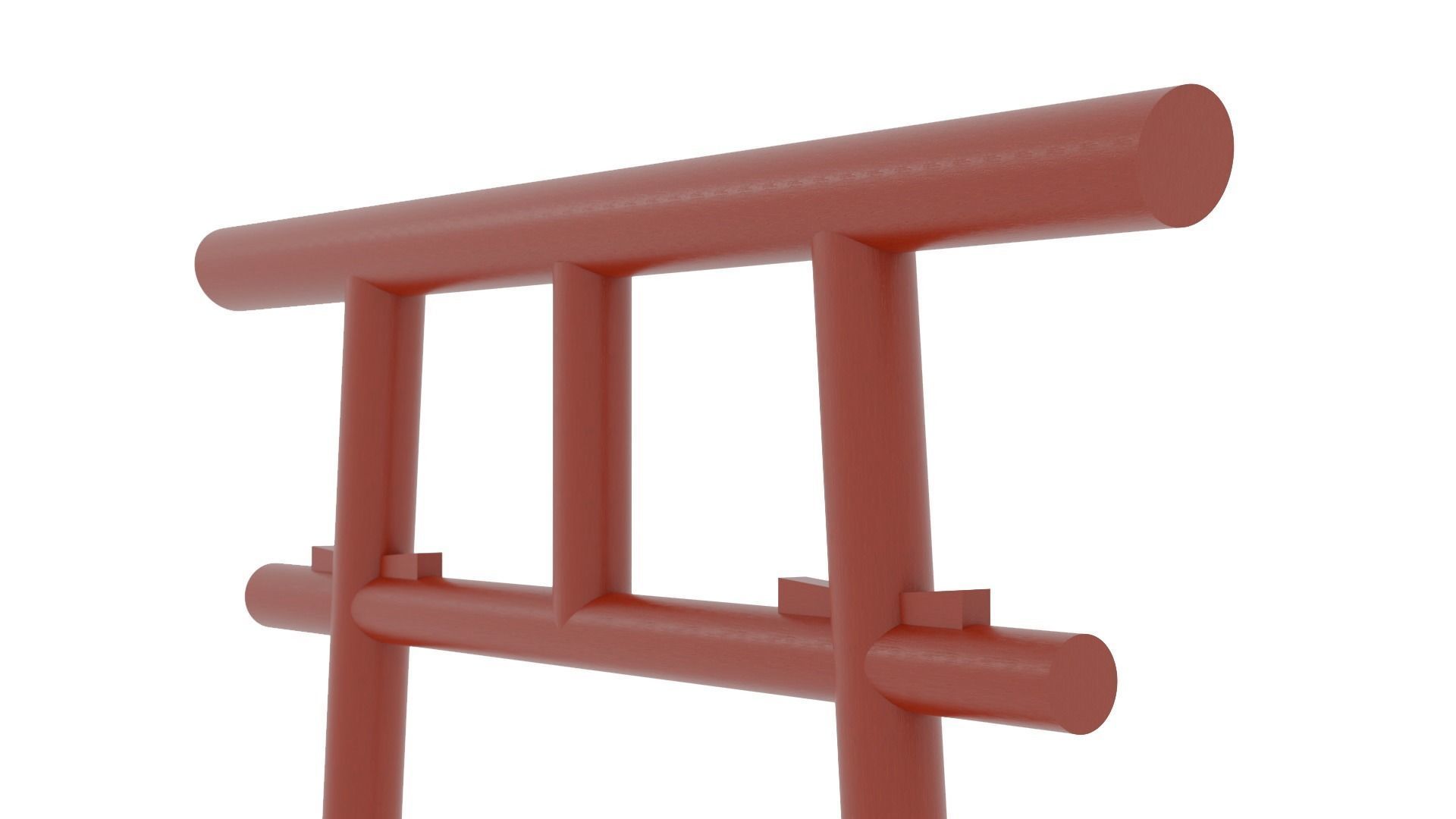 3D model Tenku-no-torii Japanese Torii Gate 3D Model - Low Poly VR / AR ...
