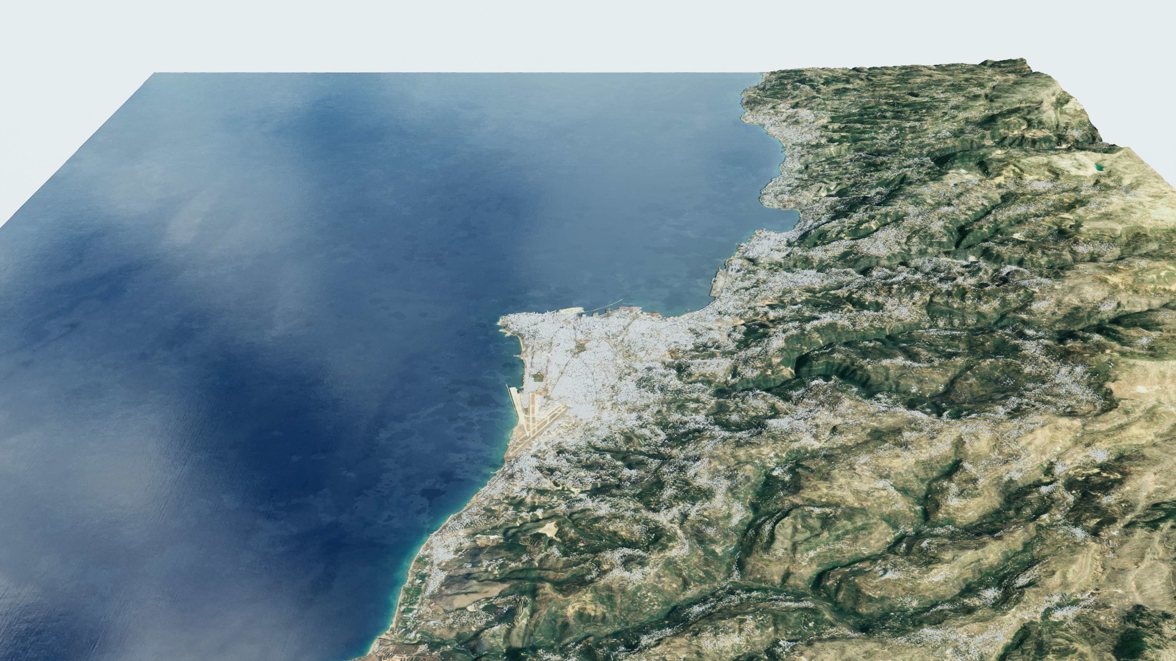 Beirut Lebanon City Landscape 3D Model 3D model | CGTrader