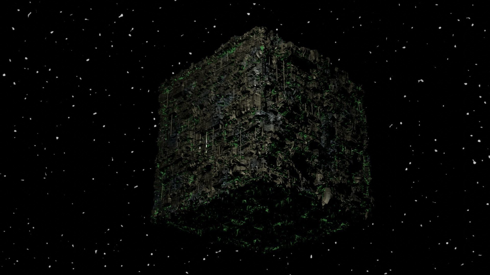 borg cube free 3D model | CGTrader