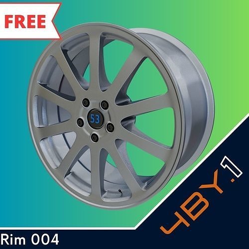 Sport Rim 004 free VR / AR / low-poly 3D model | CGTrader