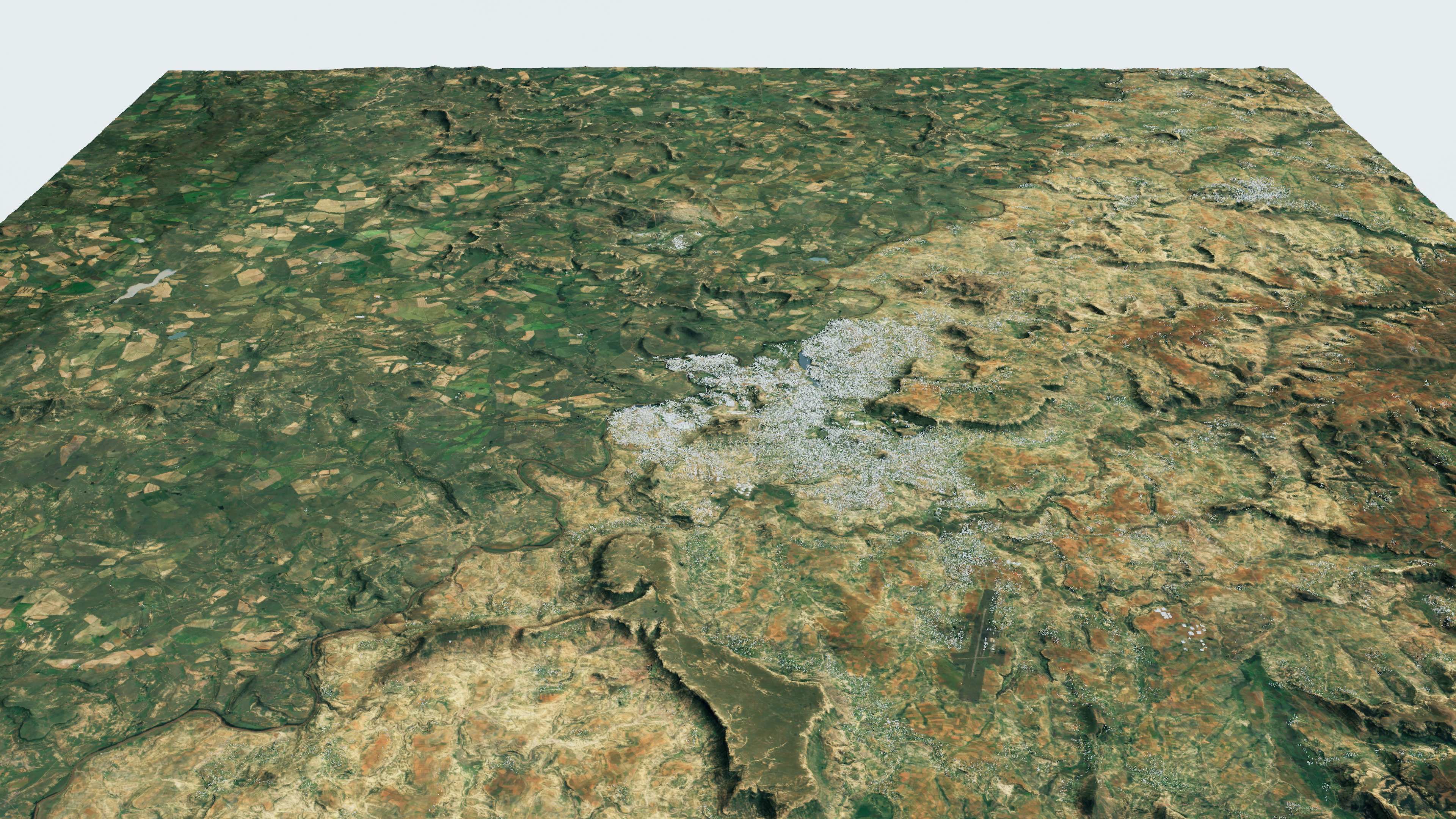 Maseru Lesotho City Landscape 3D Model 3D model | CGTrader