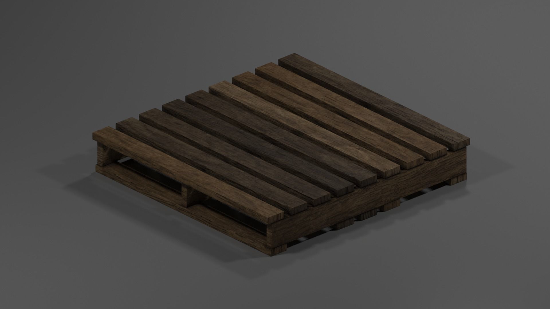 3D model Standard Wood Pallet Low Poly VR / AR / low-poly | CGTrader