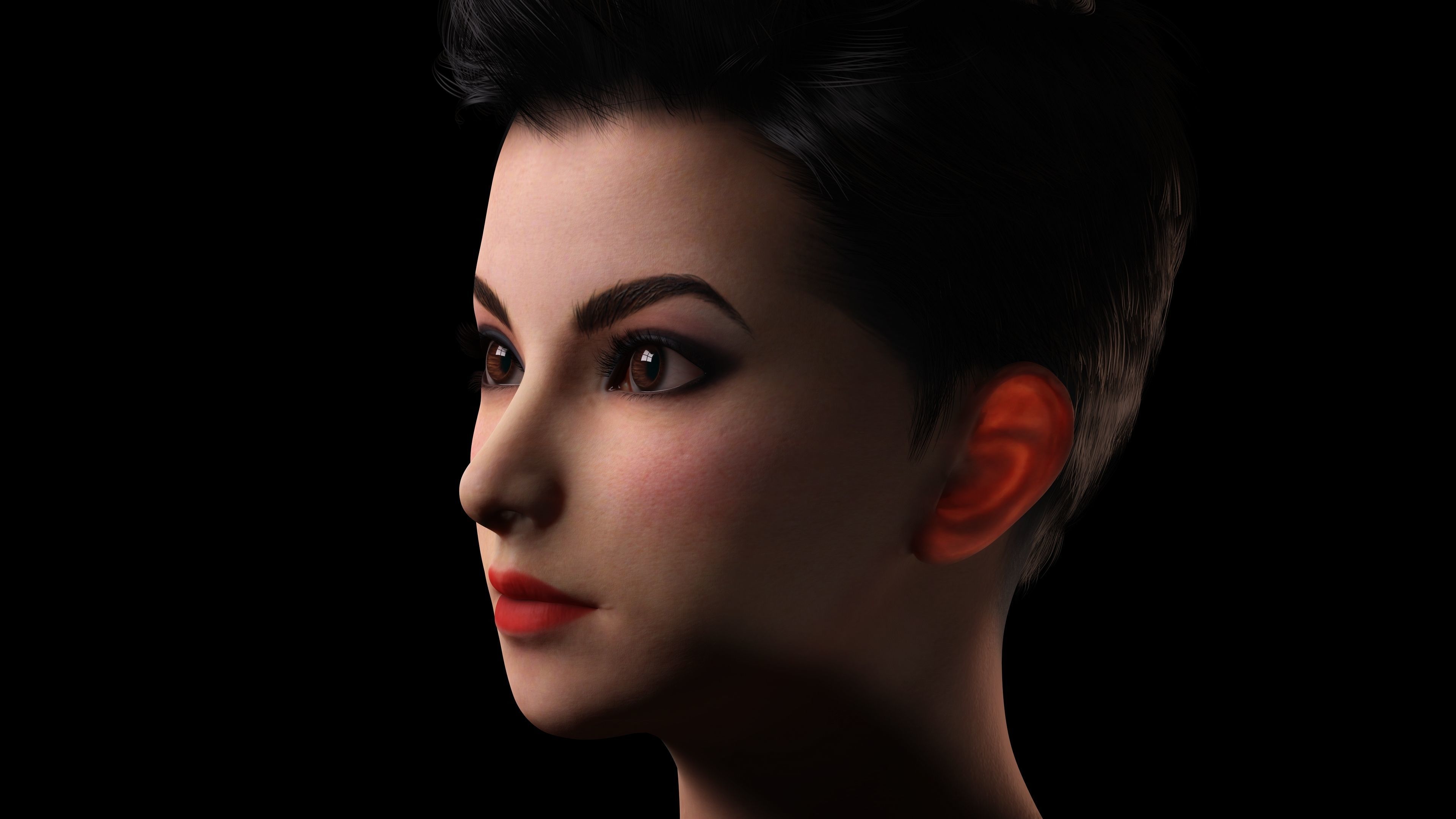 3D model Pixie Casual Girl - basic version VR / AR / low-poly | CGTrader