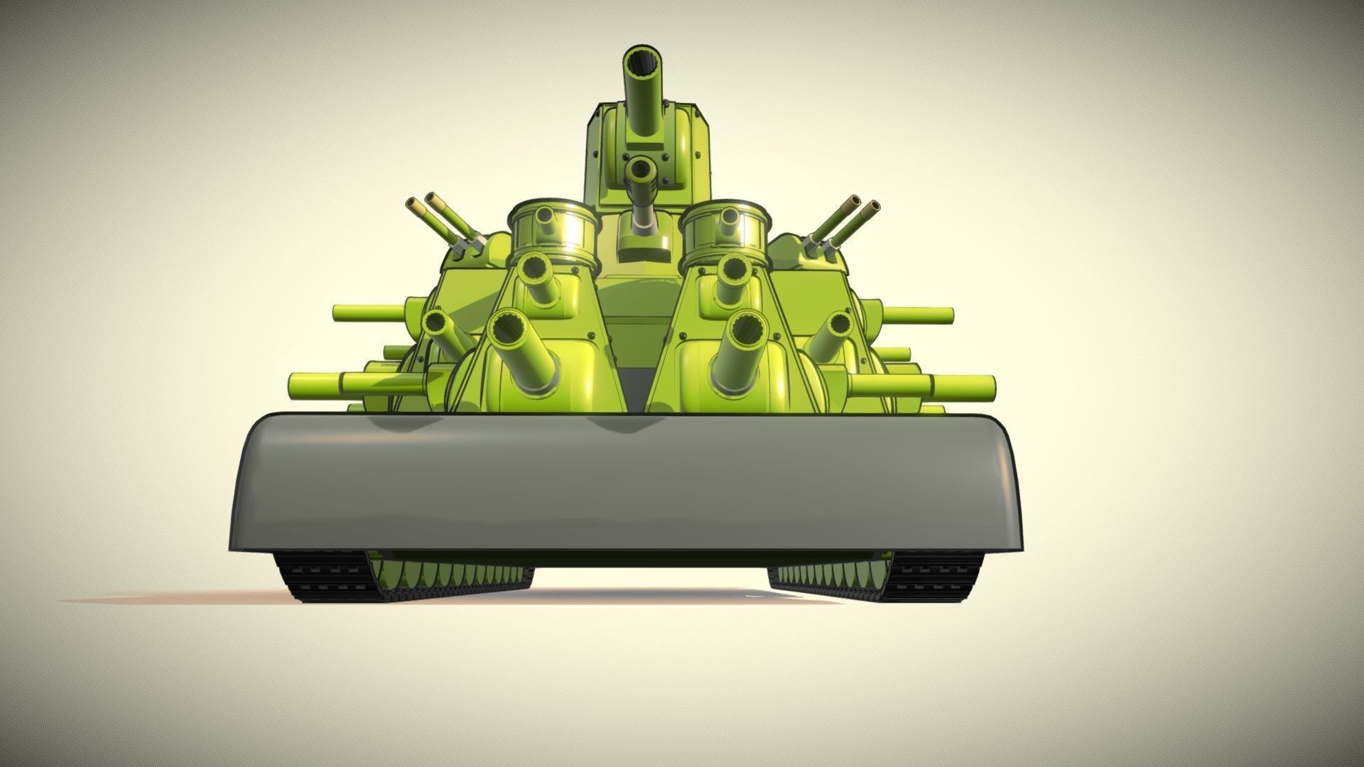 3D model Super Heavy tank KV-44 VR / AR / low-poly | CGTrader