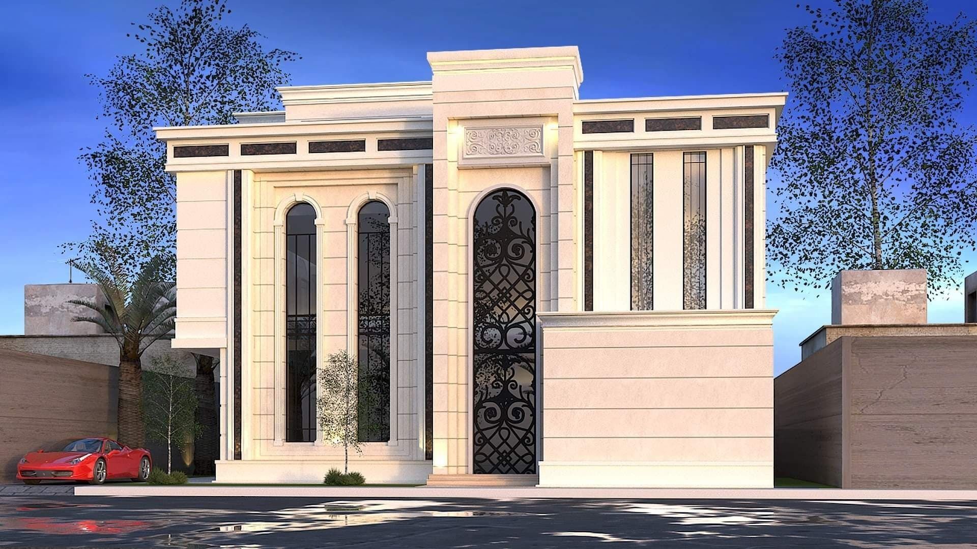 3DS MAX V-RAY RENDER CLASSIC VILLA FULL 3D MODEL 3D model | CGTrader