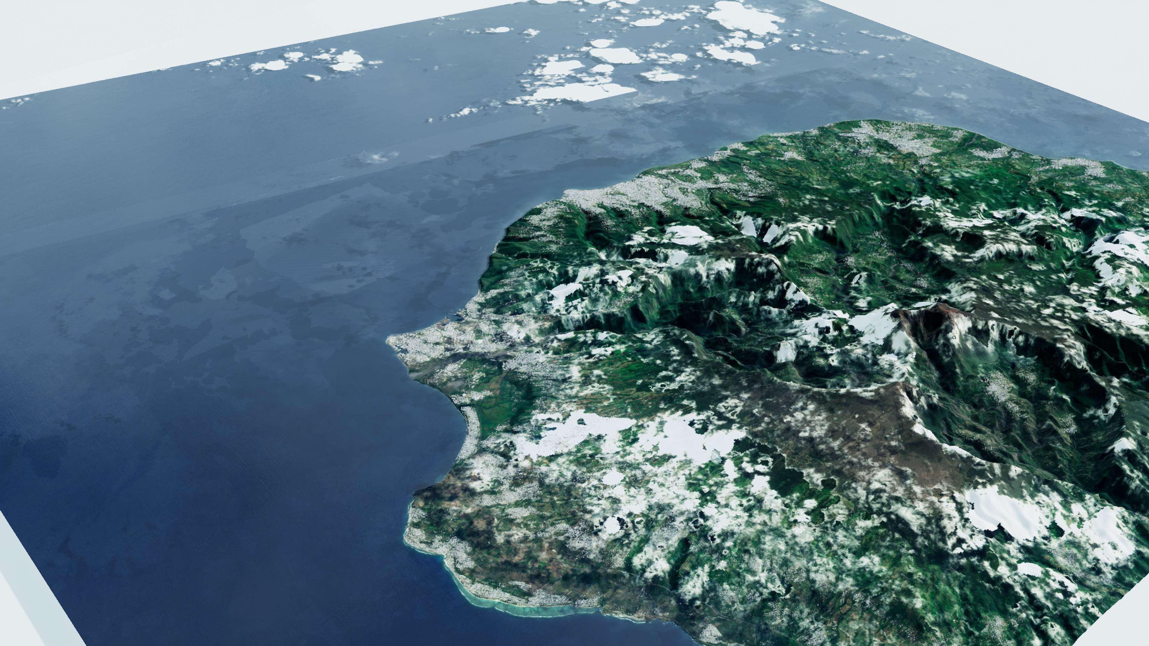 Saint-Denis Reunion City Landscape 3D Model 3D model | CGTrader