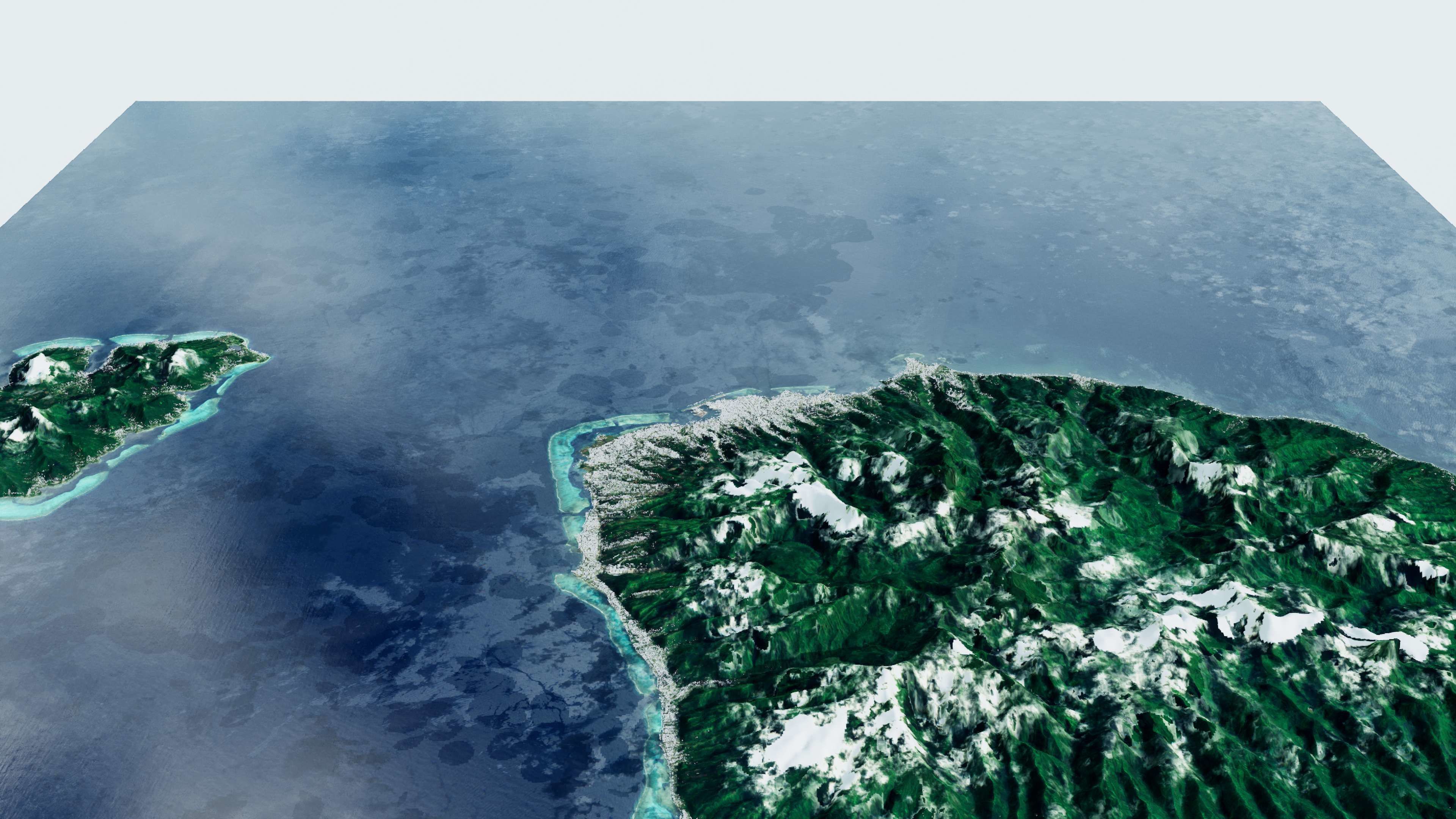 Papeete French Polynesia City Landscape 3D Model 3D model | CGTrader