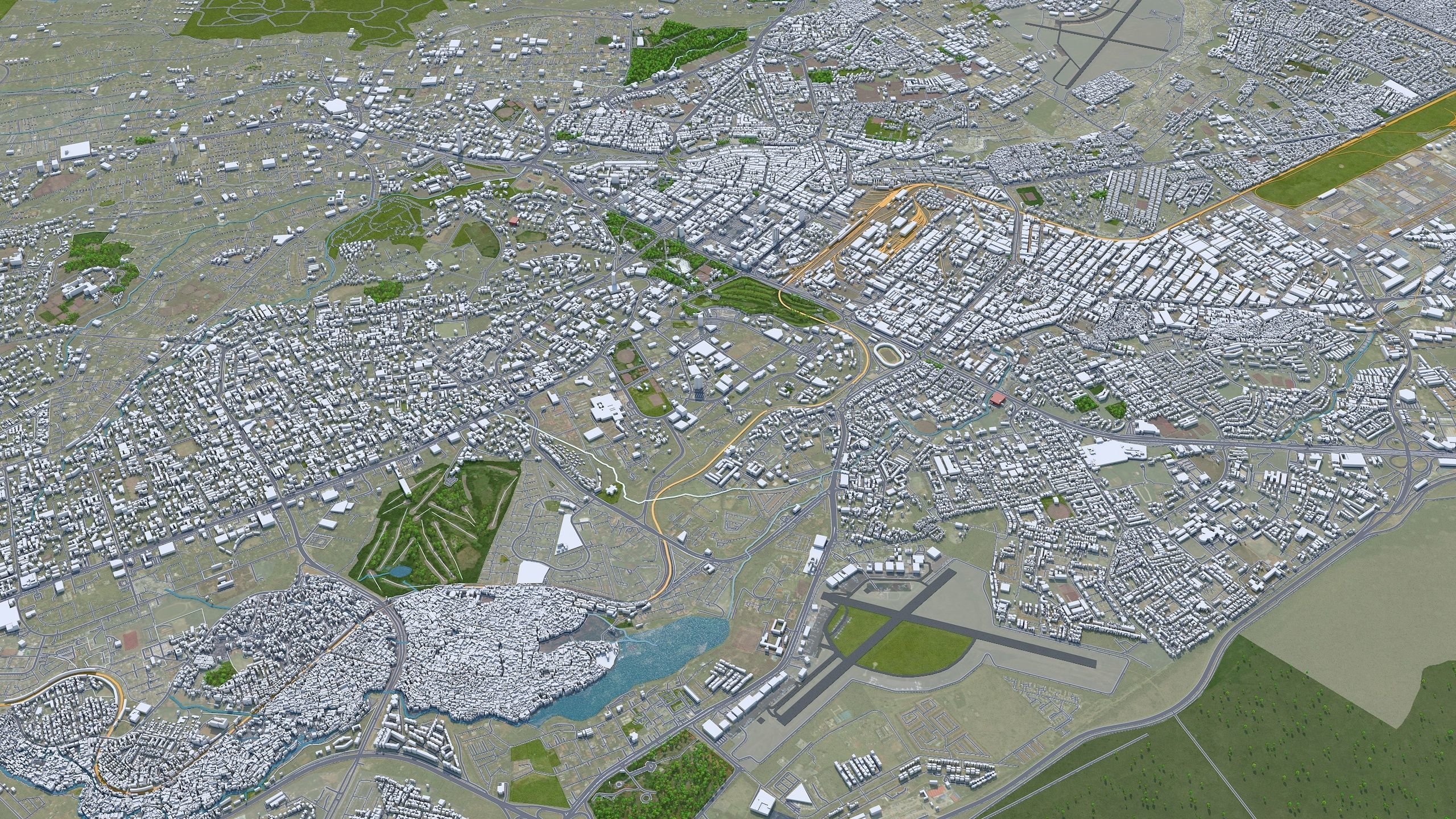 3D model Nairobi City Kenya VR / AR / low-poly | CGTrader