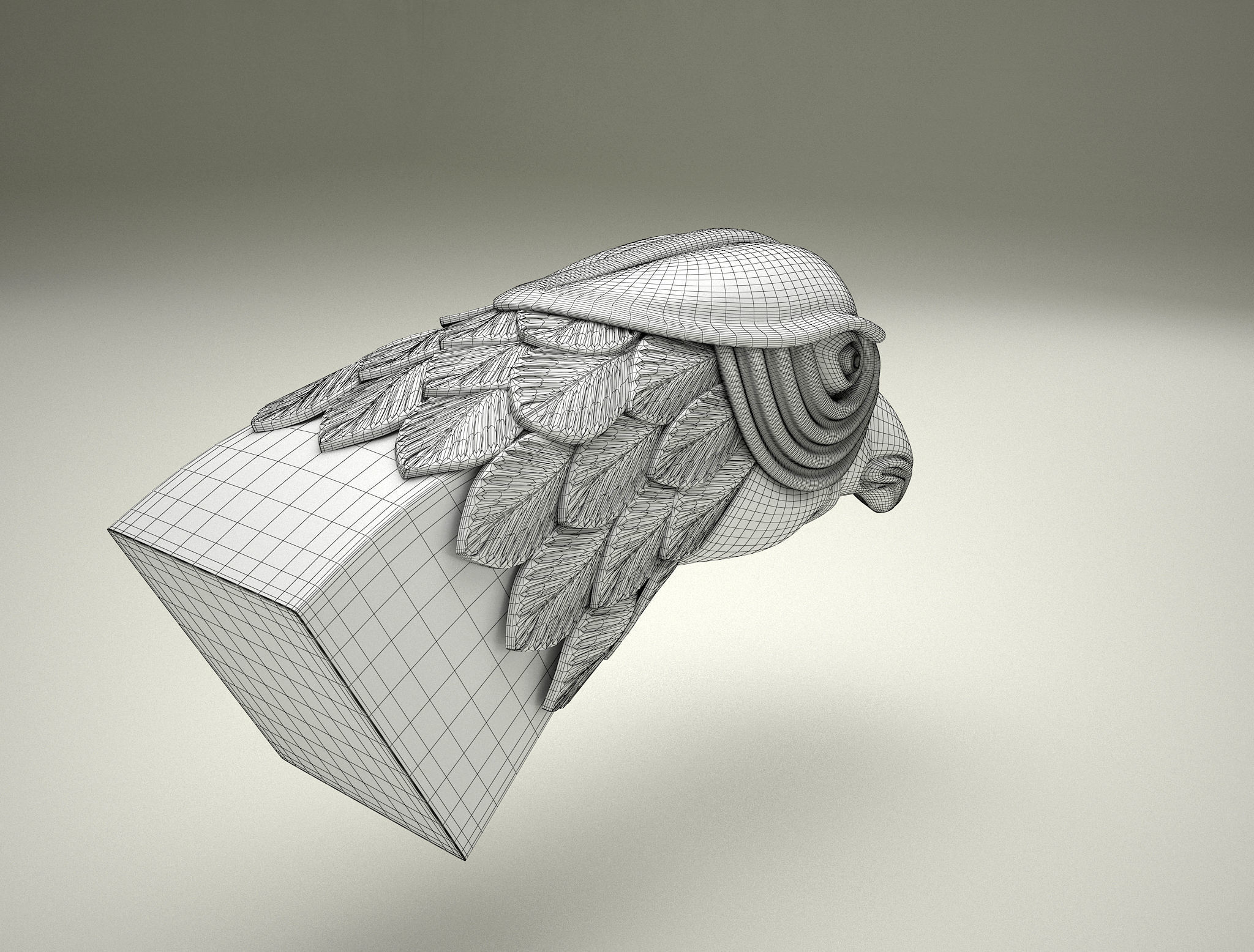 Eagle Falcon Head - HAWK Head - 3D STL For CNC 3D model | CGTrader