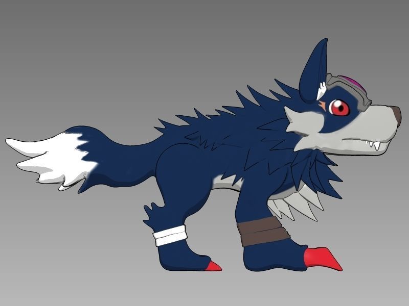 DIGIMON SEEKERS LOOGAMON 3D model 3D printable | CGTrader