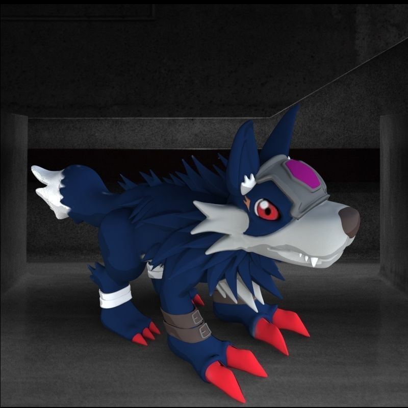 DIGIMON SEEKERS LOOGAMON 3D model 3D printable | CGTrader