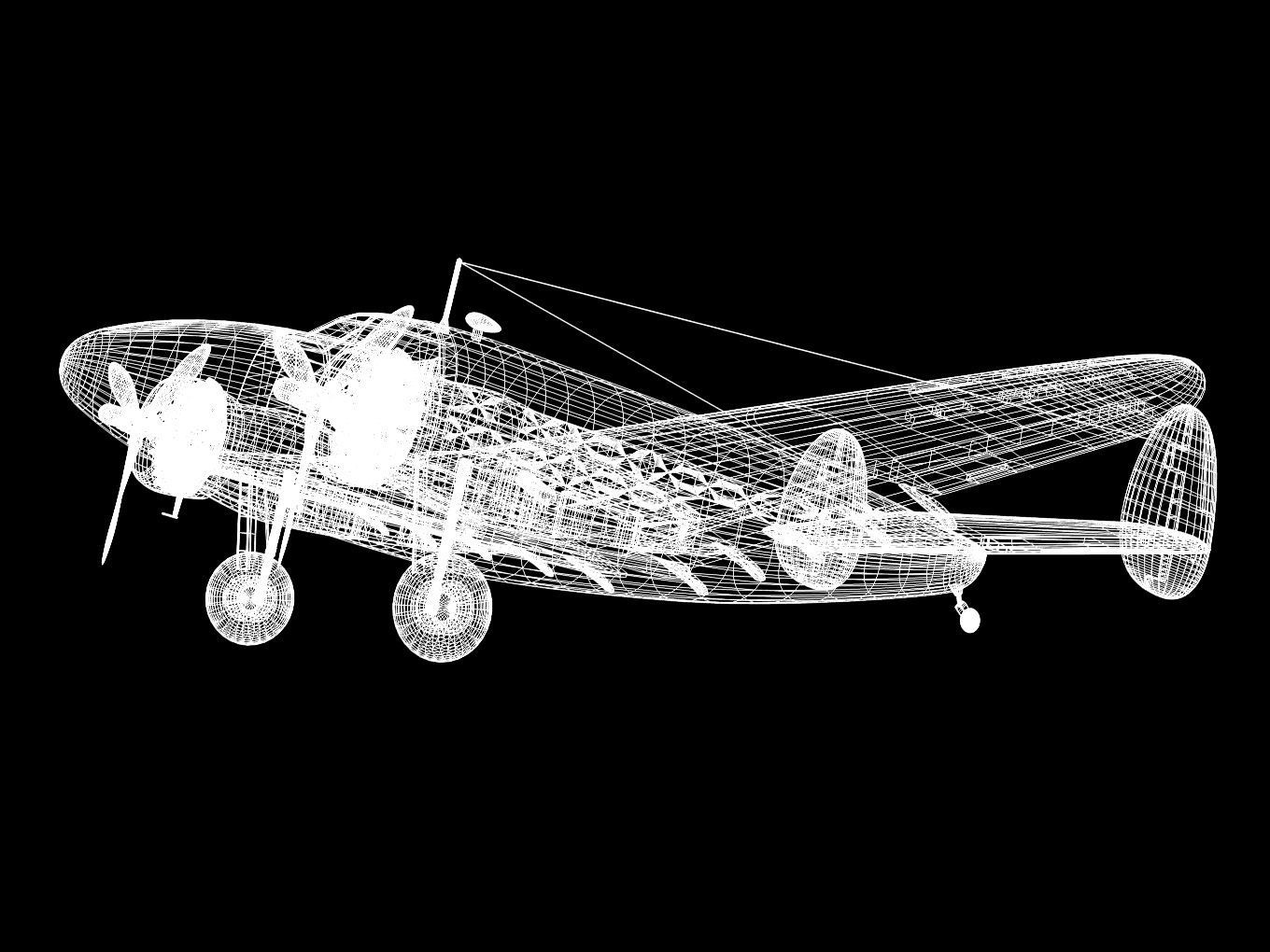 Lockheed L-14 Super Electra 3D model | CGTrader