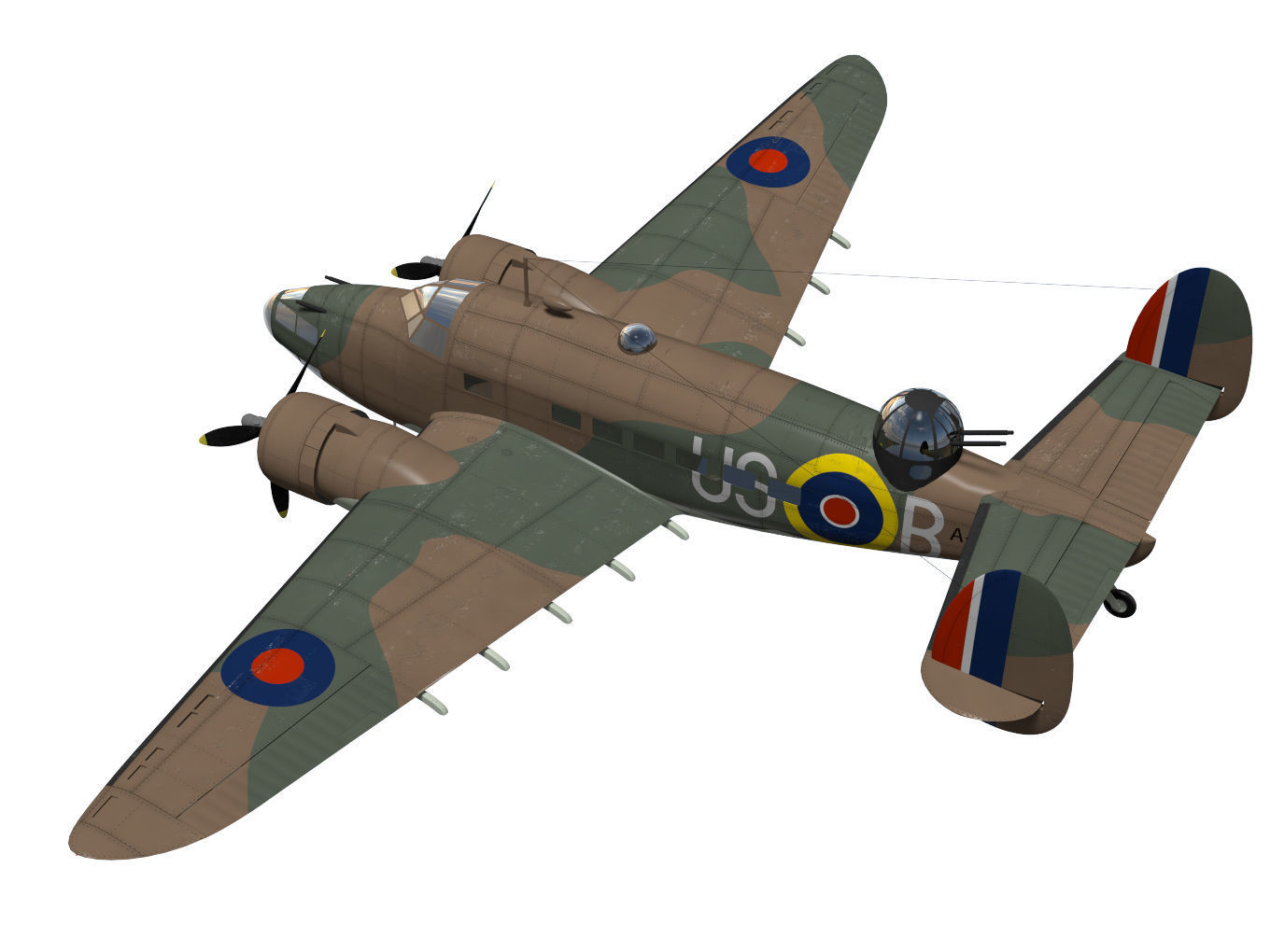 Lockheed Hudson 3D model | CGTrader