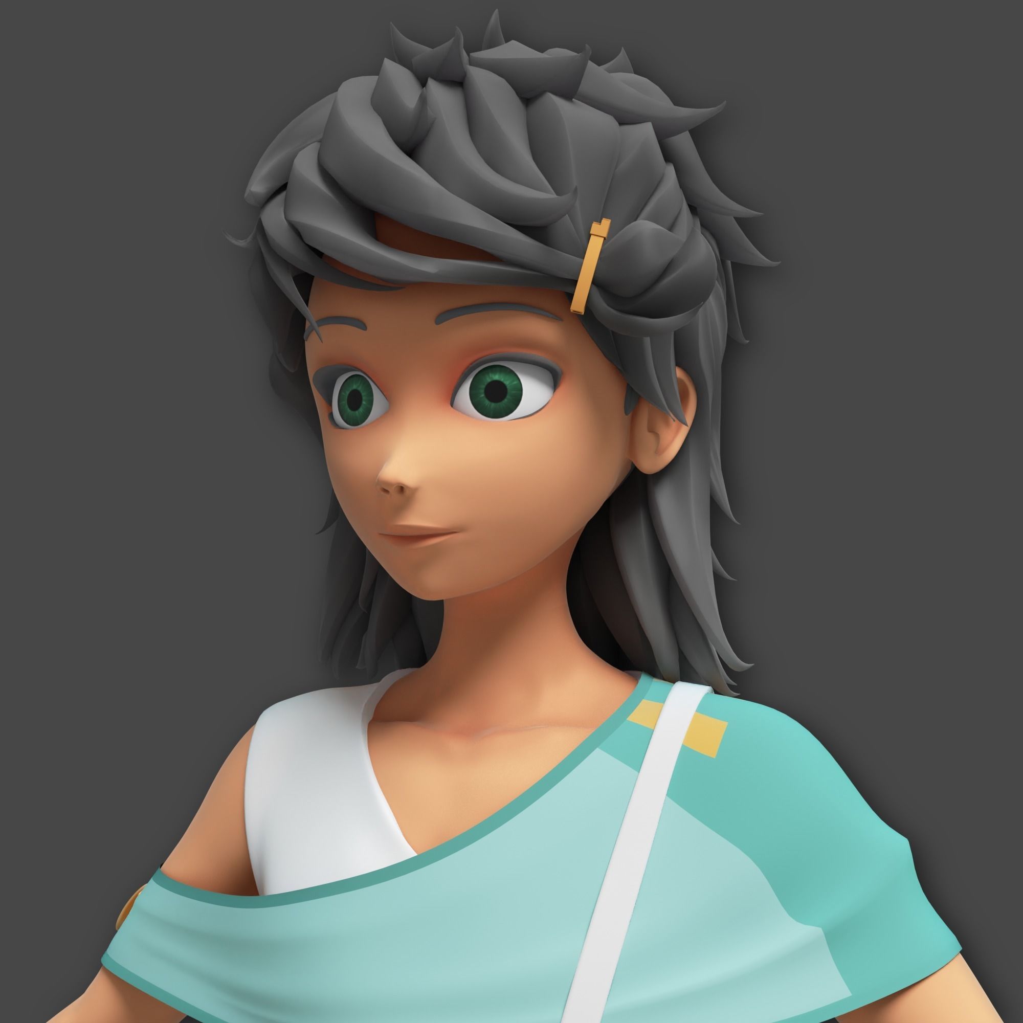 3D model Kaibi - Modello animabile VR / AR / low-poly | CGTrader