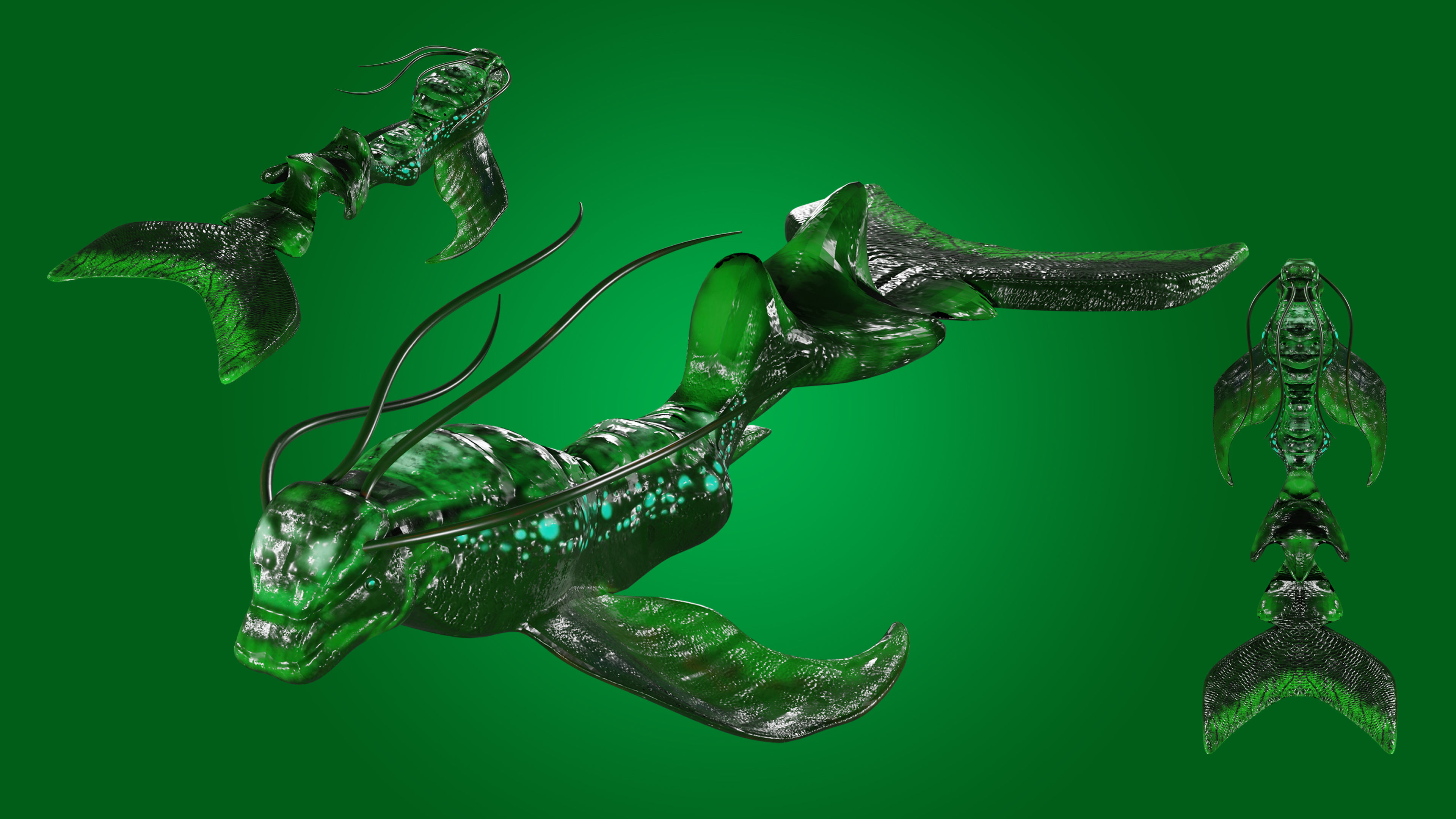 Deep Sea Fish free VR / AR / low-poly 3D model | CGTrader