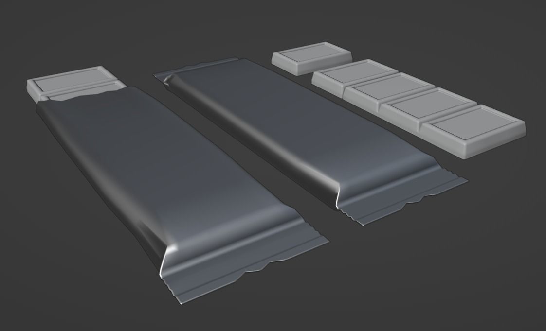 Chocolate Bar Mockup 3D model | CGTrader