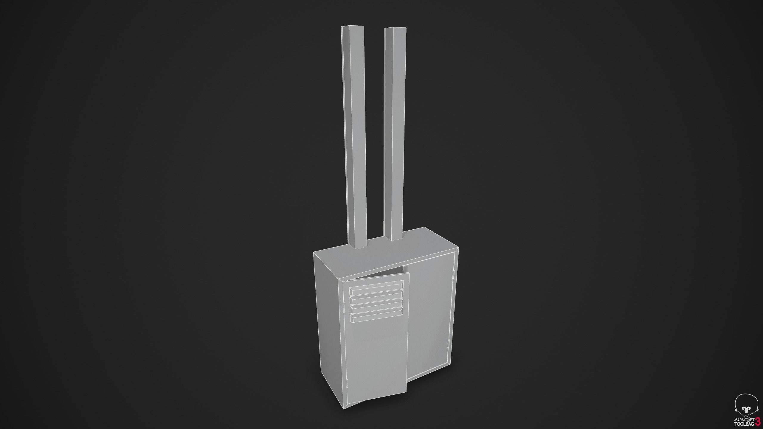 3D model Industrial Fuse Box VR / AR / low-poly | CGTrader