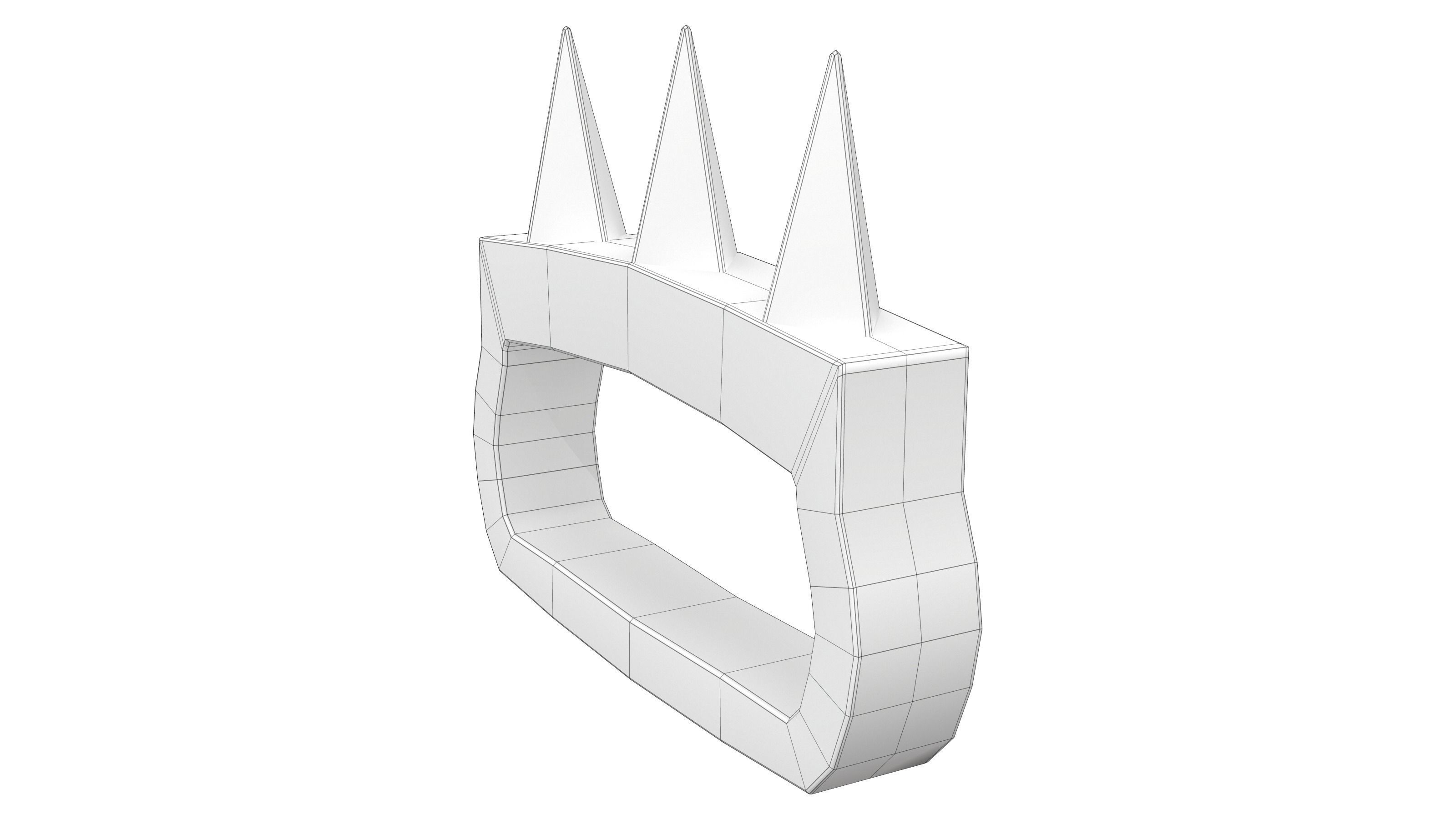 3D model Fantasy Iron Studs Knuckles VR / AR / low-poly | CGTrader