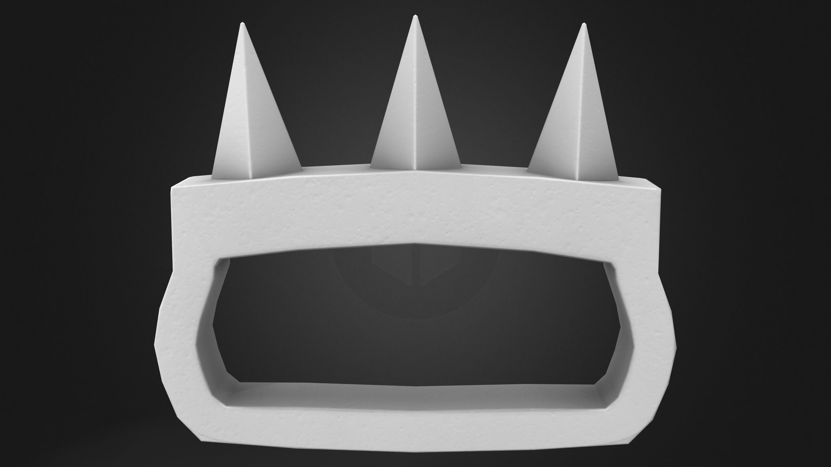3D model Fantasy Iron Studs Knuckles VR / AR / low-poly | CGTrader