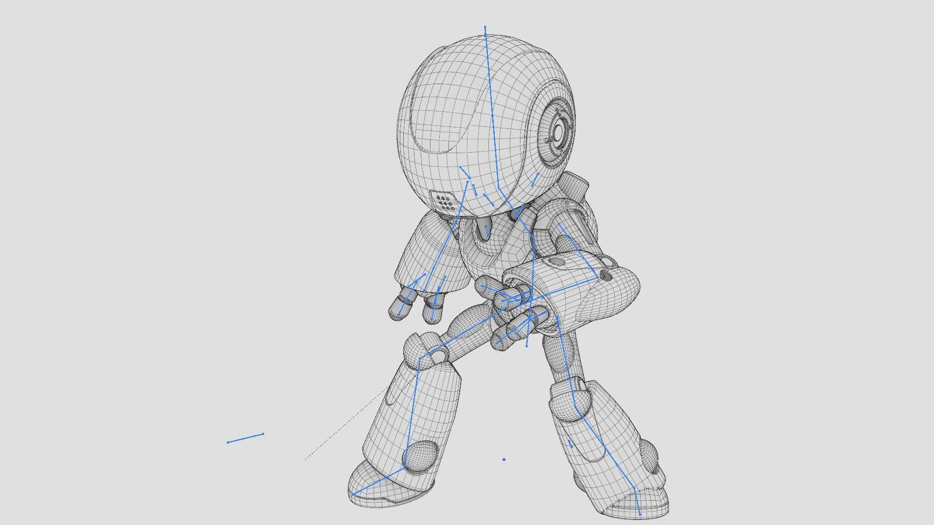 TOY BOT HUMOND RIGGED 3D model rigged | CGTrader