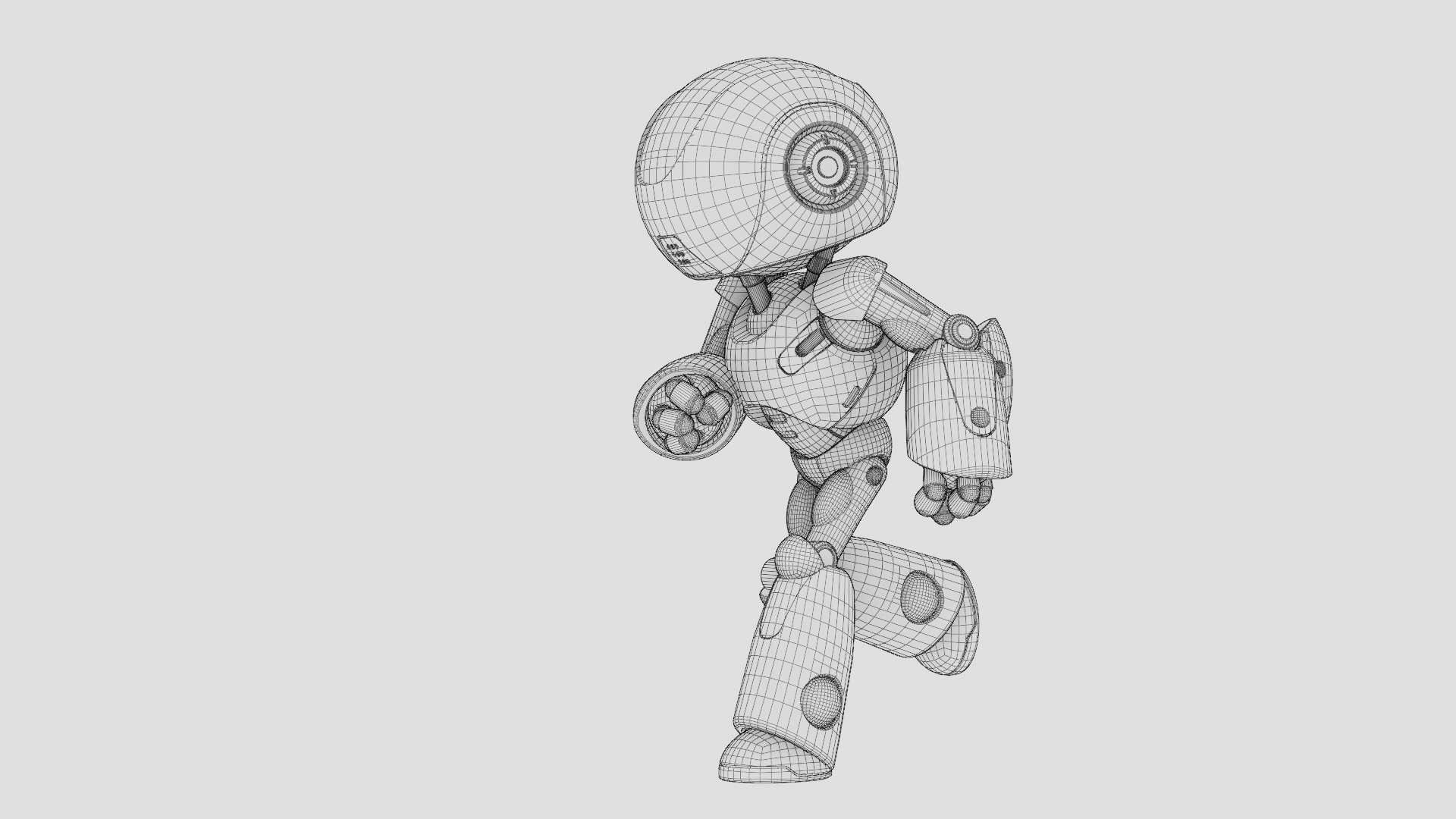 TOY BOT HUMOND RIGGED 3D model rigged | CGTrader