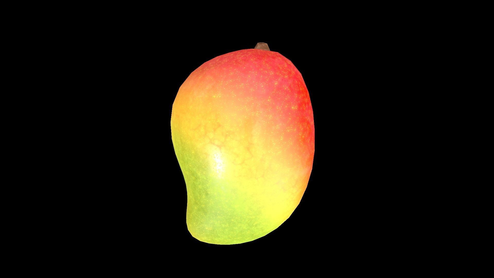 Mango free VR / AR / low-poly 3D model | CGTrader
