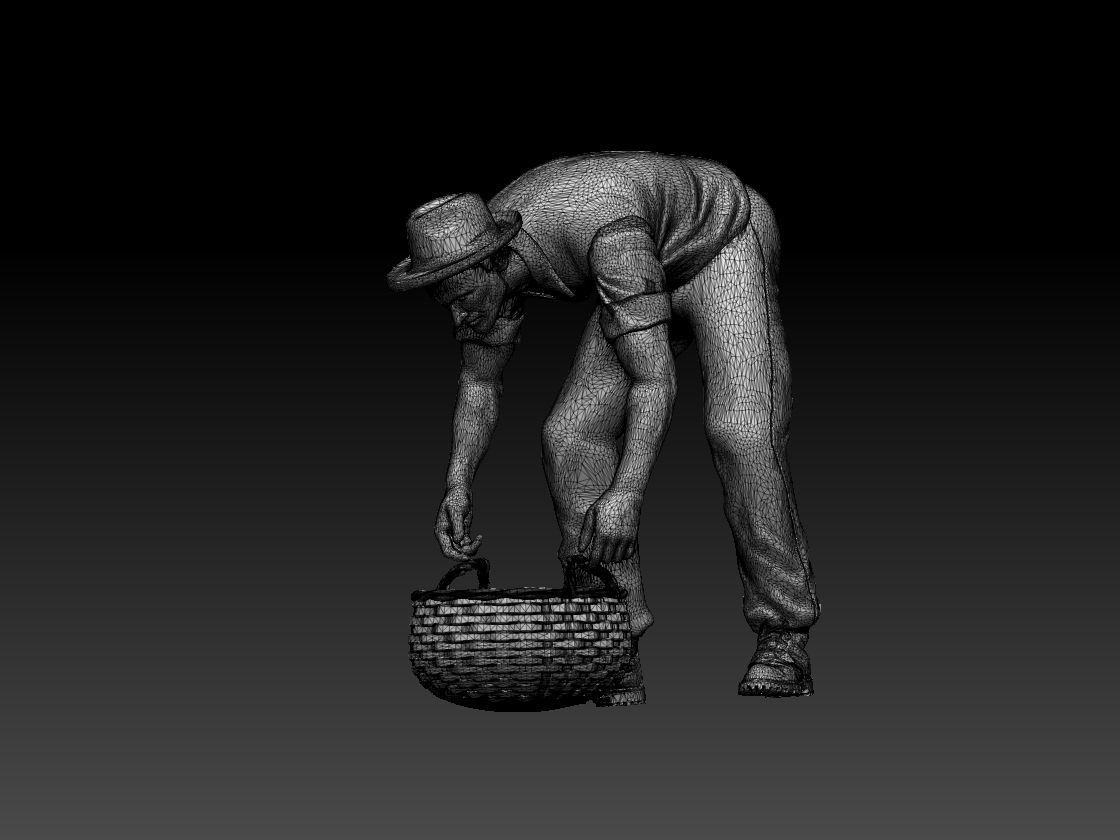 worker 3D model 3D printable | CGTrader