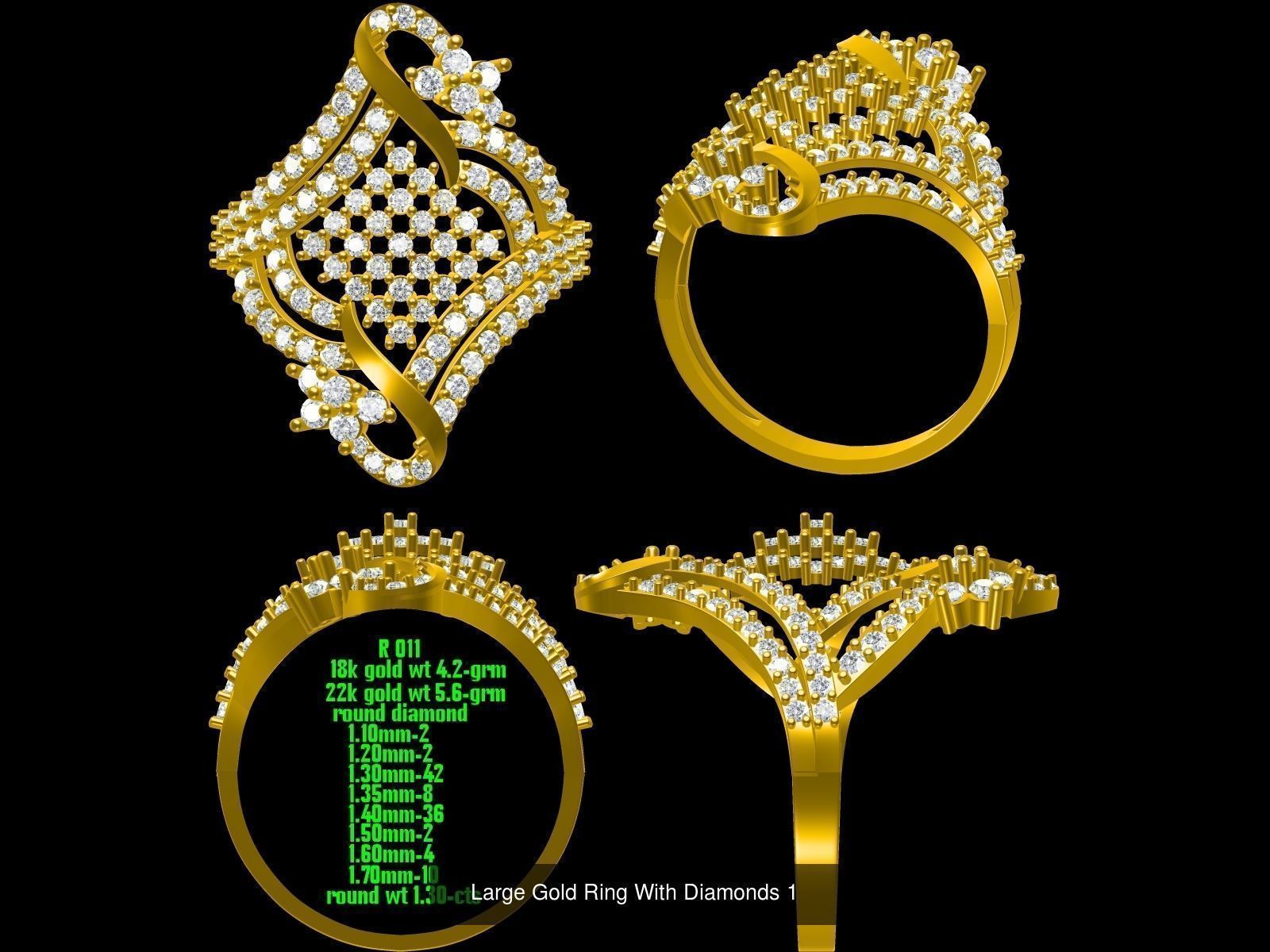 JCD 12 RING FILES 3D Model Collection | CGTrader