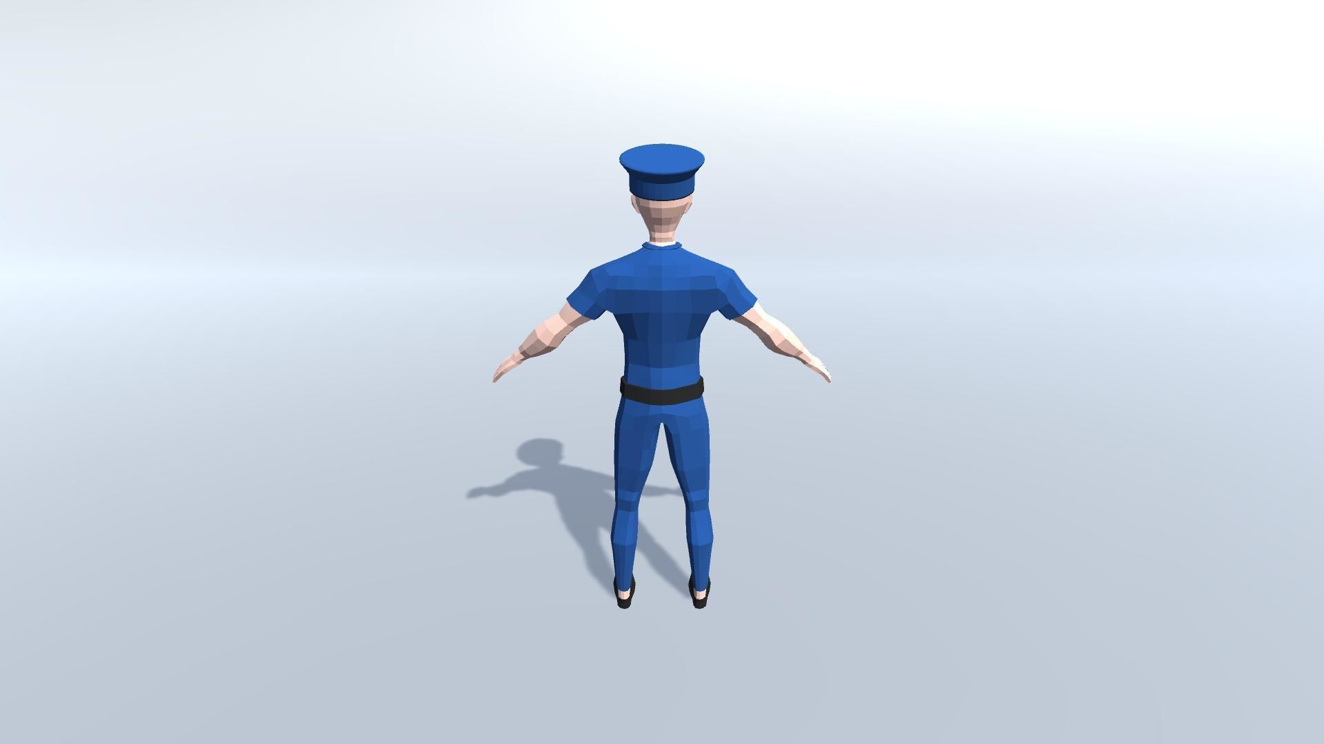 3D model POLYGON Police - LOWPOLY Police - Lowpoly Character VR / AR ...