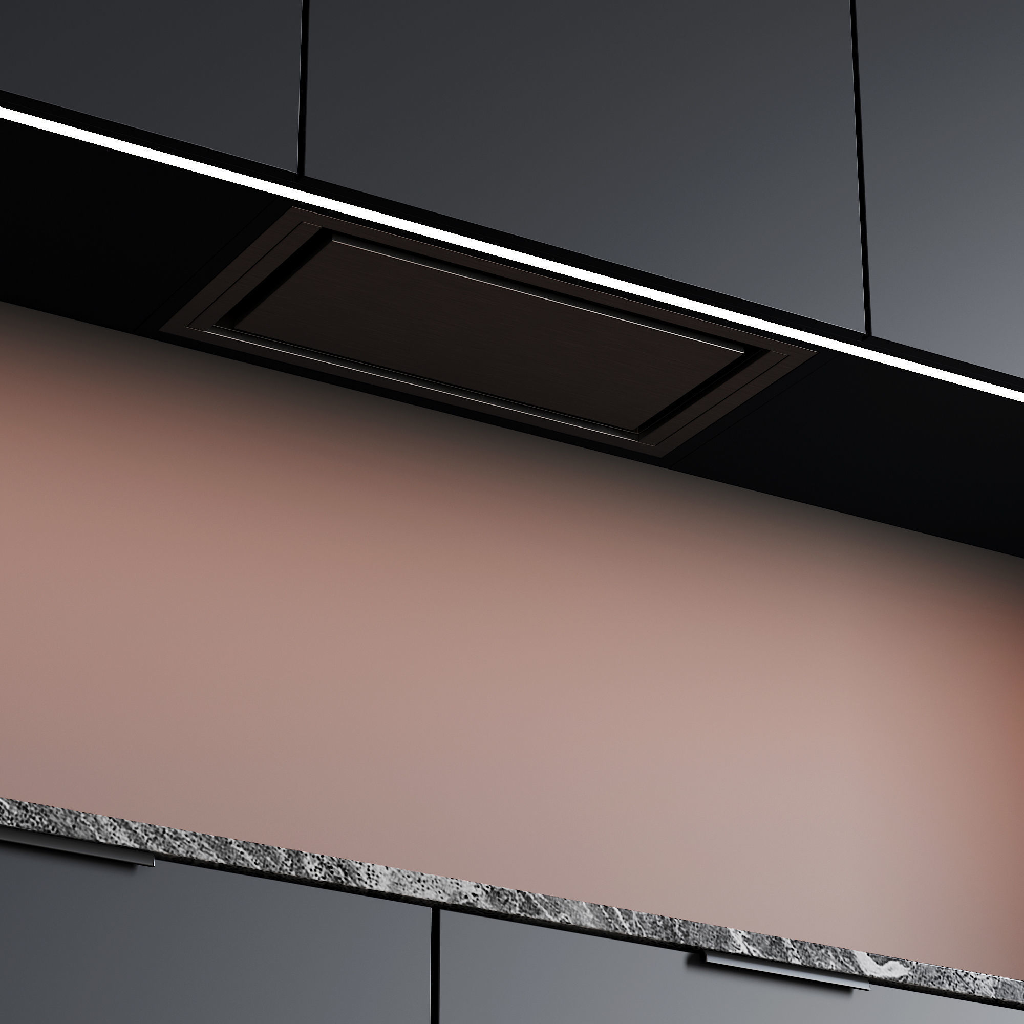 106 modern kitchen 03 eclectic minimal 3D model | CGTrader