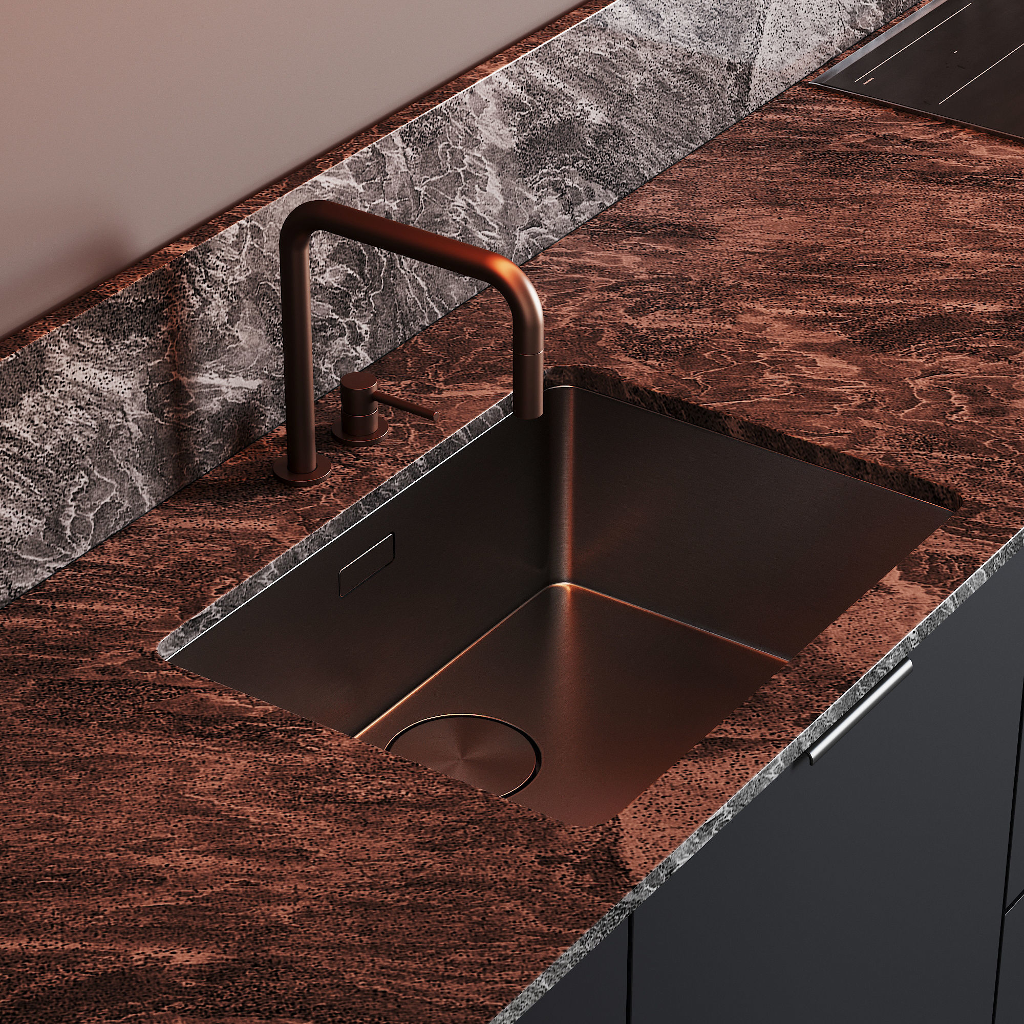 106 modern kitchen 03 eclectic minimal 3D model | CGTrader