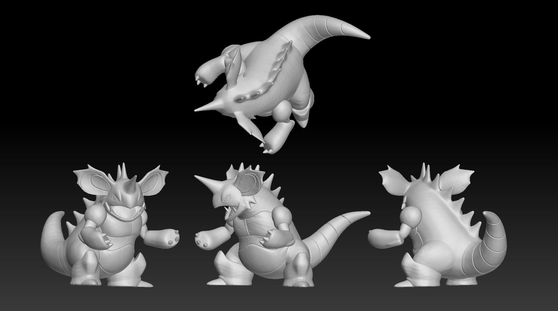 Pokemon Team Rocket Boss Giovanni 3D model 3D printable | CGTrader