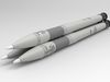 80mm S-8KO rocket 3D model 3D printable | CGTrader