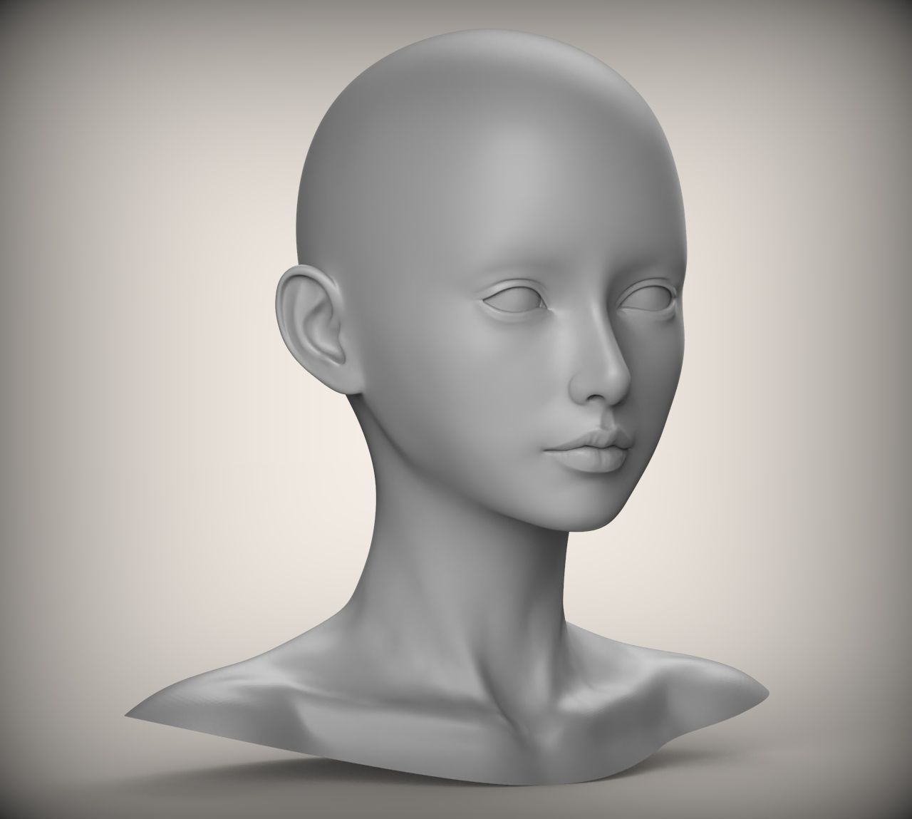 3D model 7 Female Advanced Low-poly 3D model VR / AR / low-poly | CGTrader
