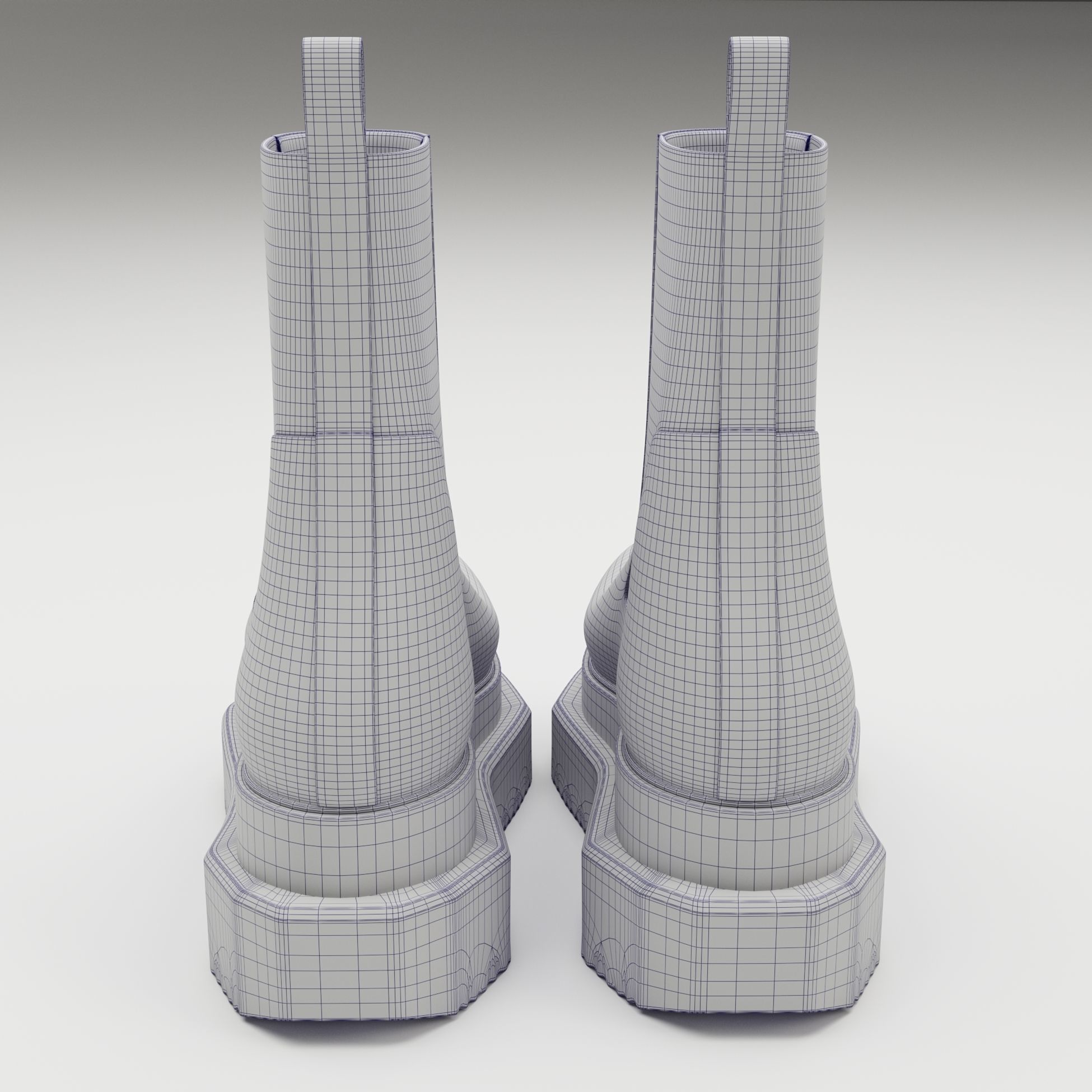 Boots Rick Owens Turbo Cyclops free VR / AR / low-poly 3D model | CGTrader