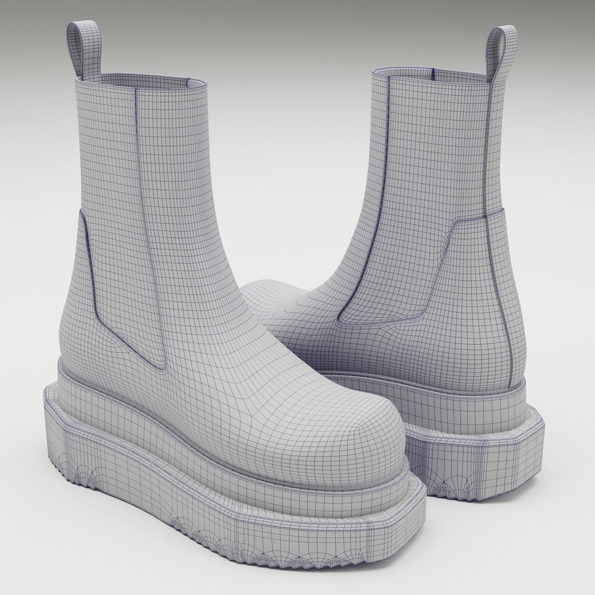 Boots Rick Owens Turbo Cyclops free VR / AR / low-poly 3D model | CGTrader