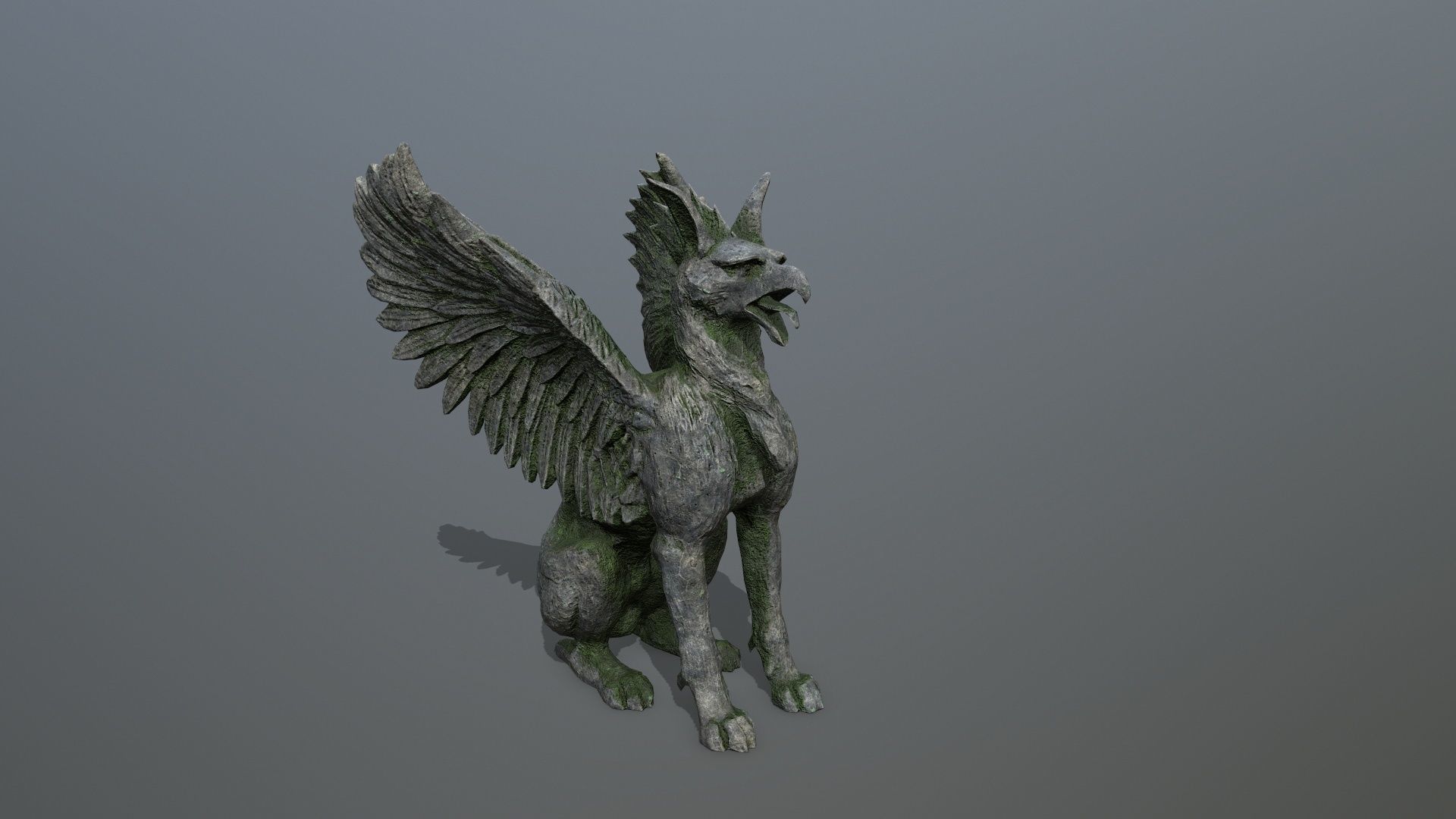 3D model Statue Creature VR / AR / low-poly | CGTrader