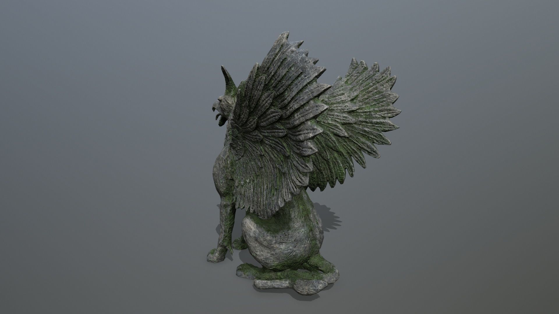 3D model Statue Creature VR / AR / low-poly | CGTrader